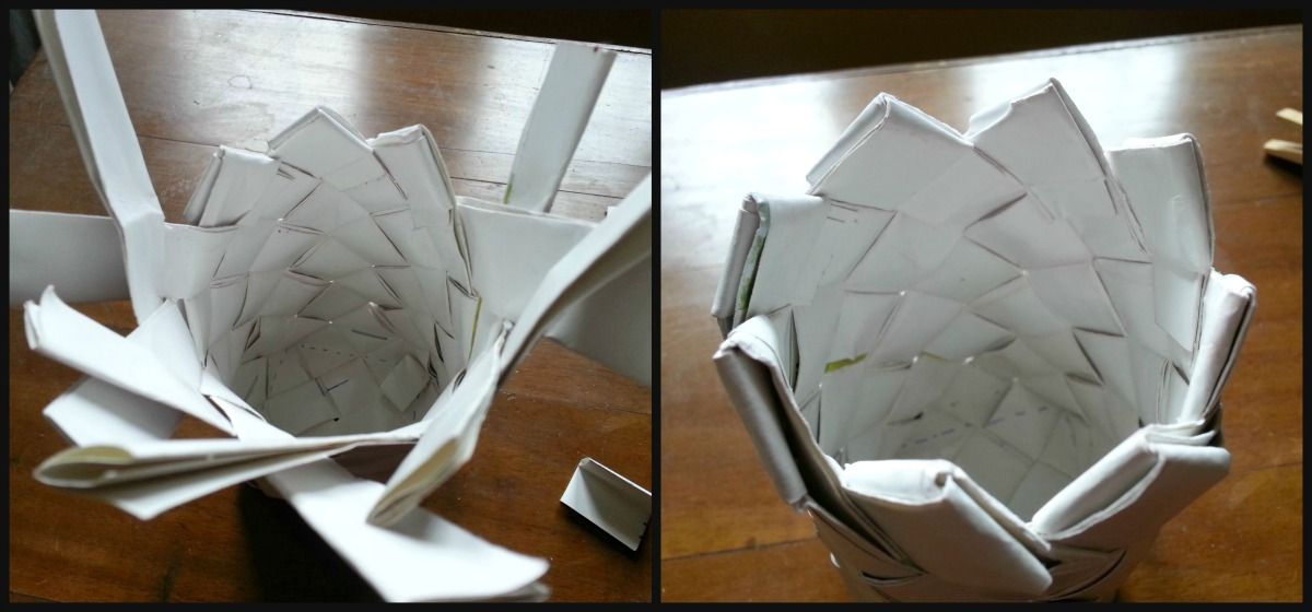 DIY Recycled Paper Baskets : 7 Steps (with Pictures) - Instructables