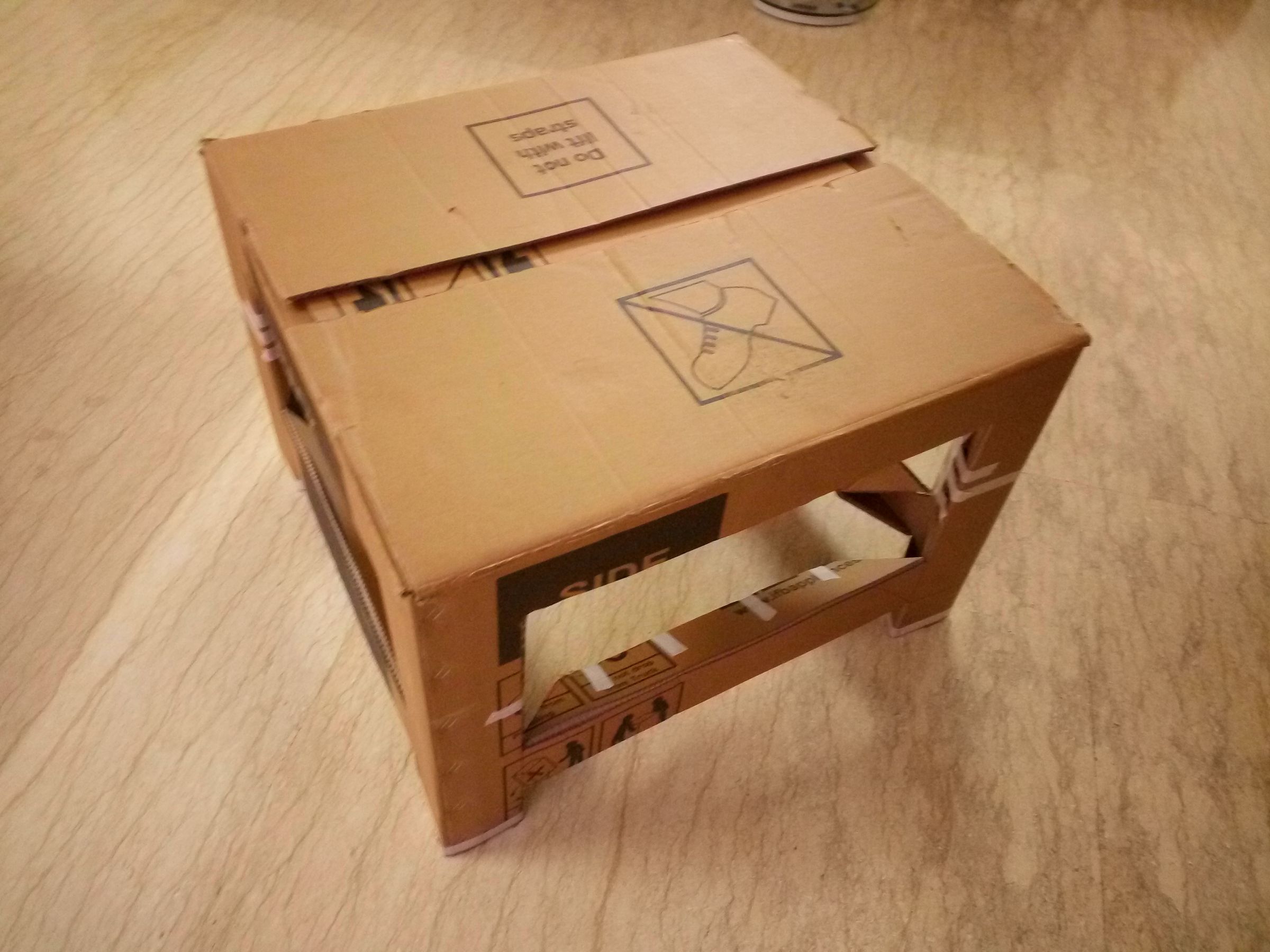 Cardboard Side Table : 4 Steps (with Pictures) - Instructables