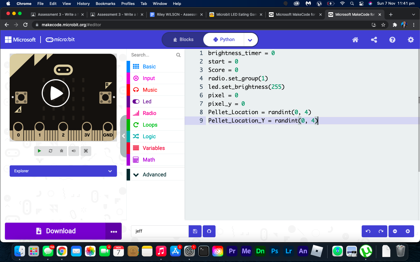 Microbit LED Eating Game : 10 Steps - Instructables
