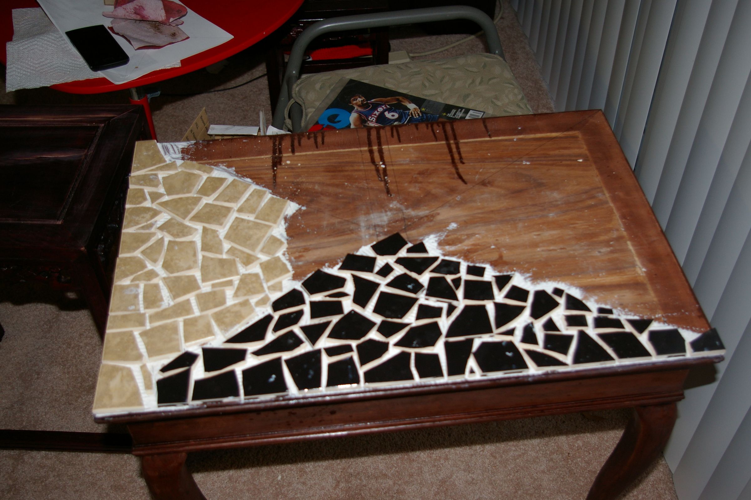 Broken Tile Table : 3 Steps - Instructables