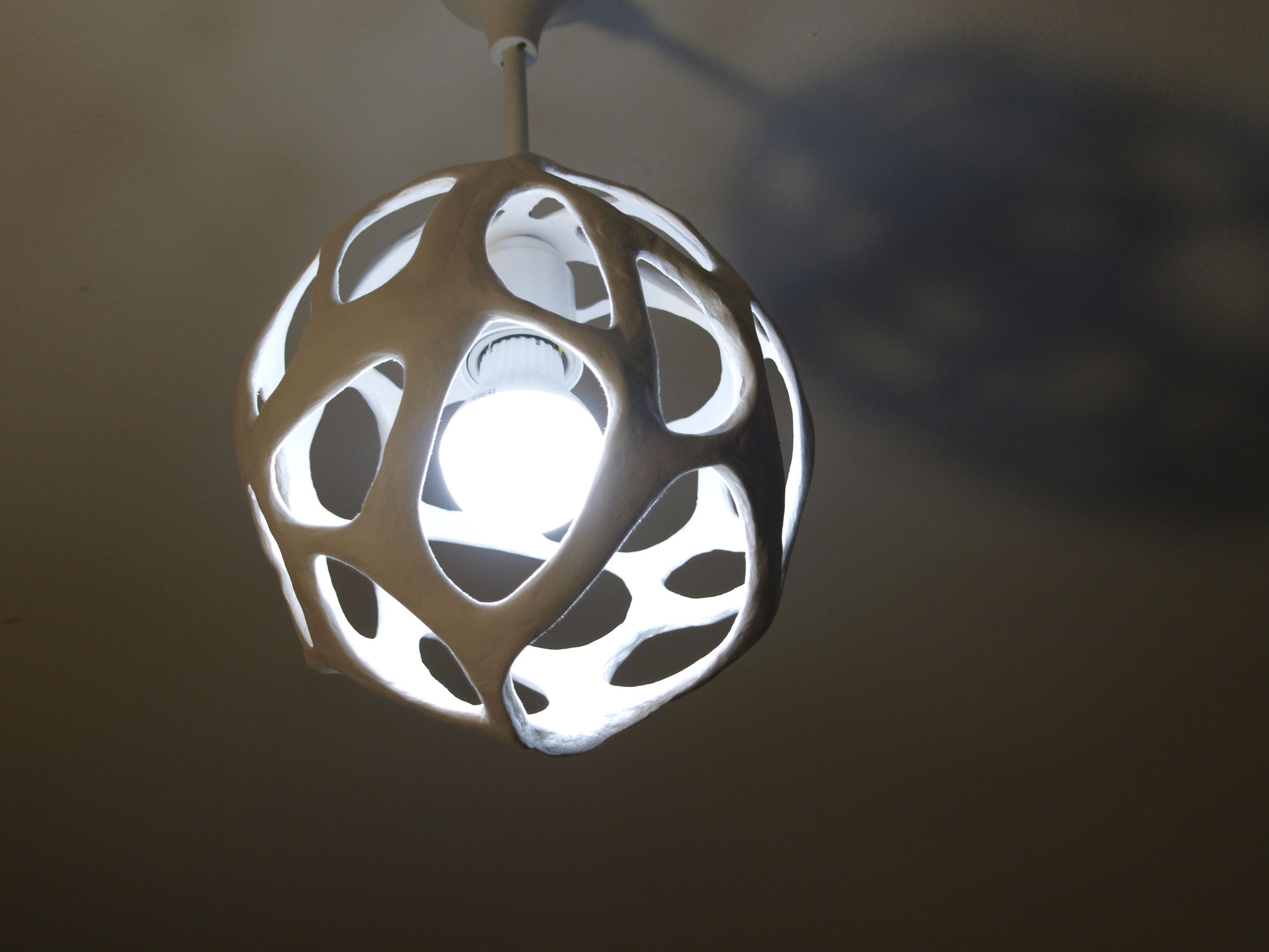 DIY Cellular Organic Lampshade Without a 3D Printer : 4 Steps (with ...