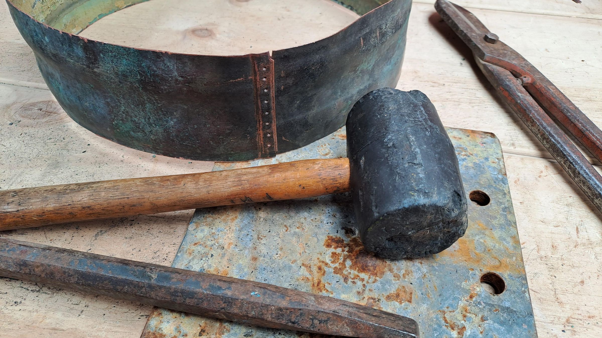 Recycled Beaten Copper Lamp : 17 Steps - Instructables