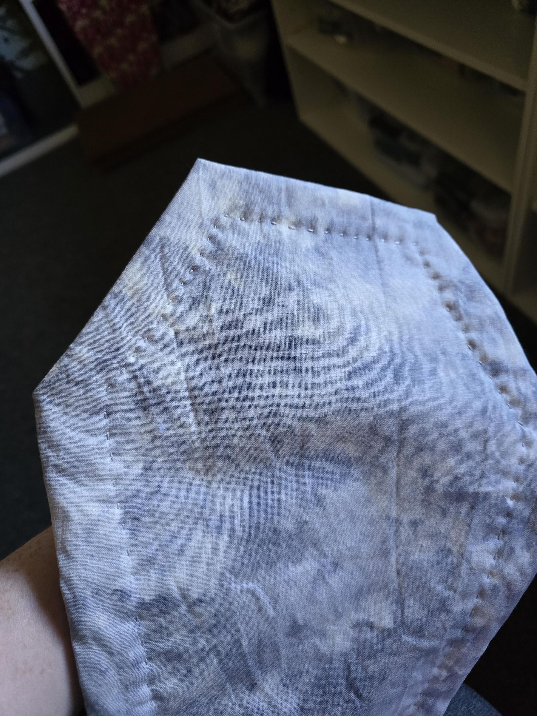 Hand Sewn Coffin Shaped Quilt-As-You-Go King Size Quilt : 10 Steps ...