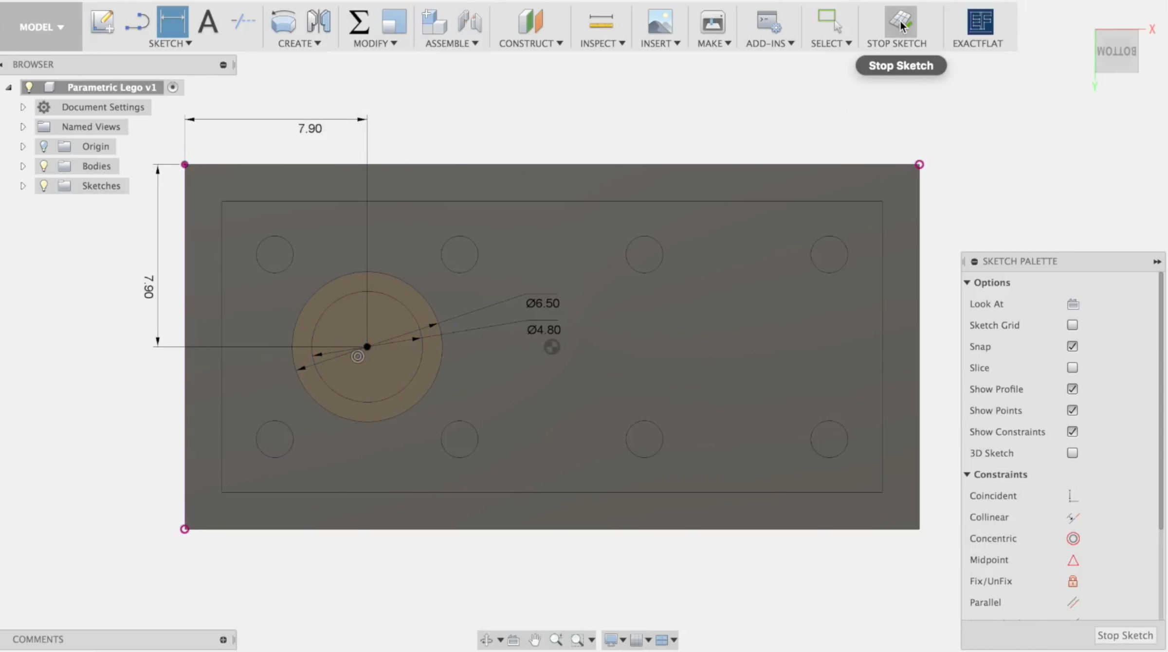 Parametric Lego Bricks in Fusion 360 : 6 Steps (with Pictures ...