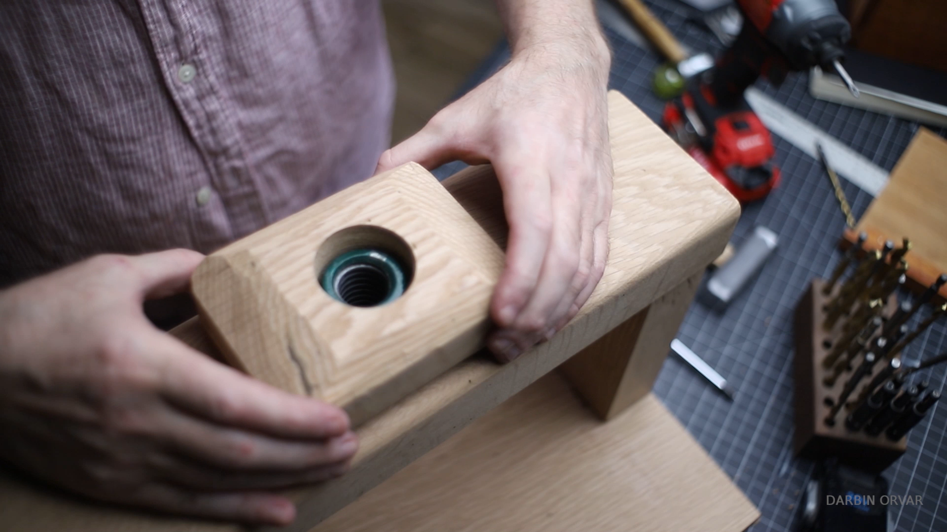 Classic Oak Book Press W/Dovetails : 16 Steps (with Pictures ...