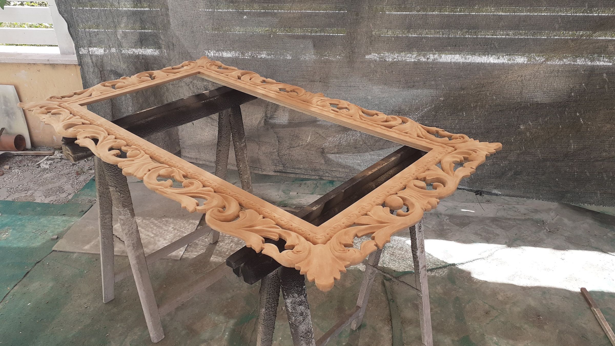 Mirror Frame Carved With CNC : 6 Steps (with Pictures) - Instructables