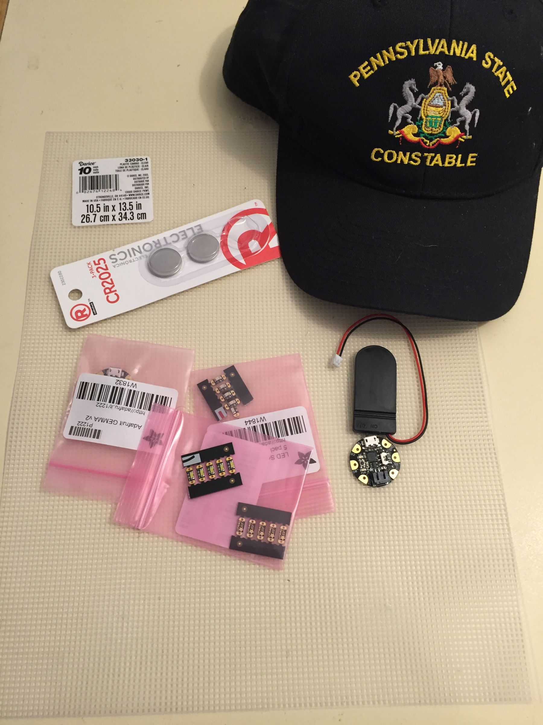 Lit Constable Hat : 5 Steps (with Pictures) - Instructables