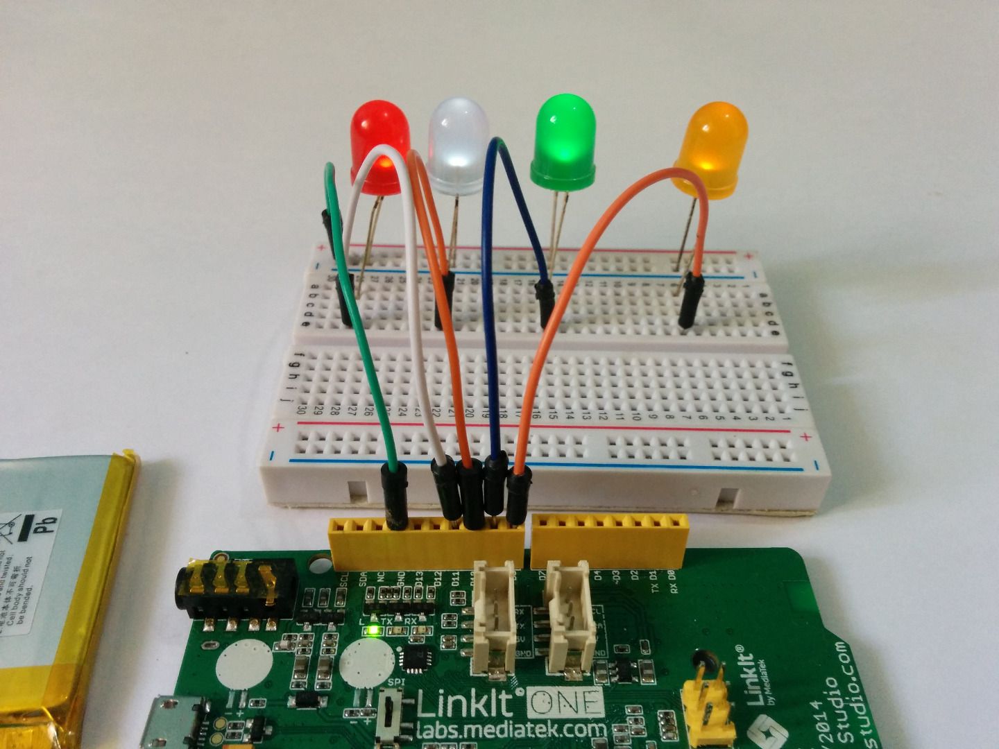 Getting Started With LinkIt One - LEDs : 5 Steps (with Pictures) - Instructables
