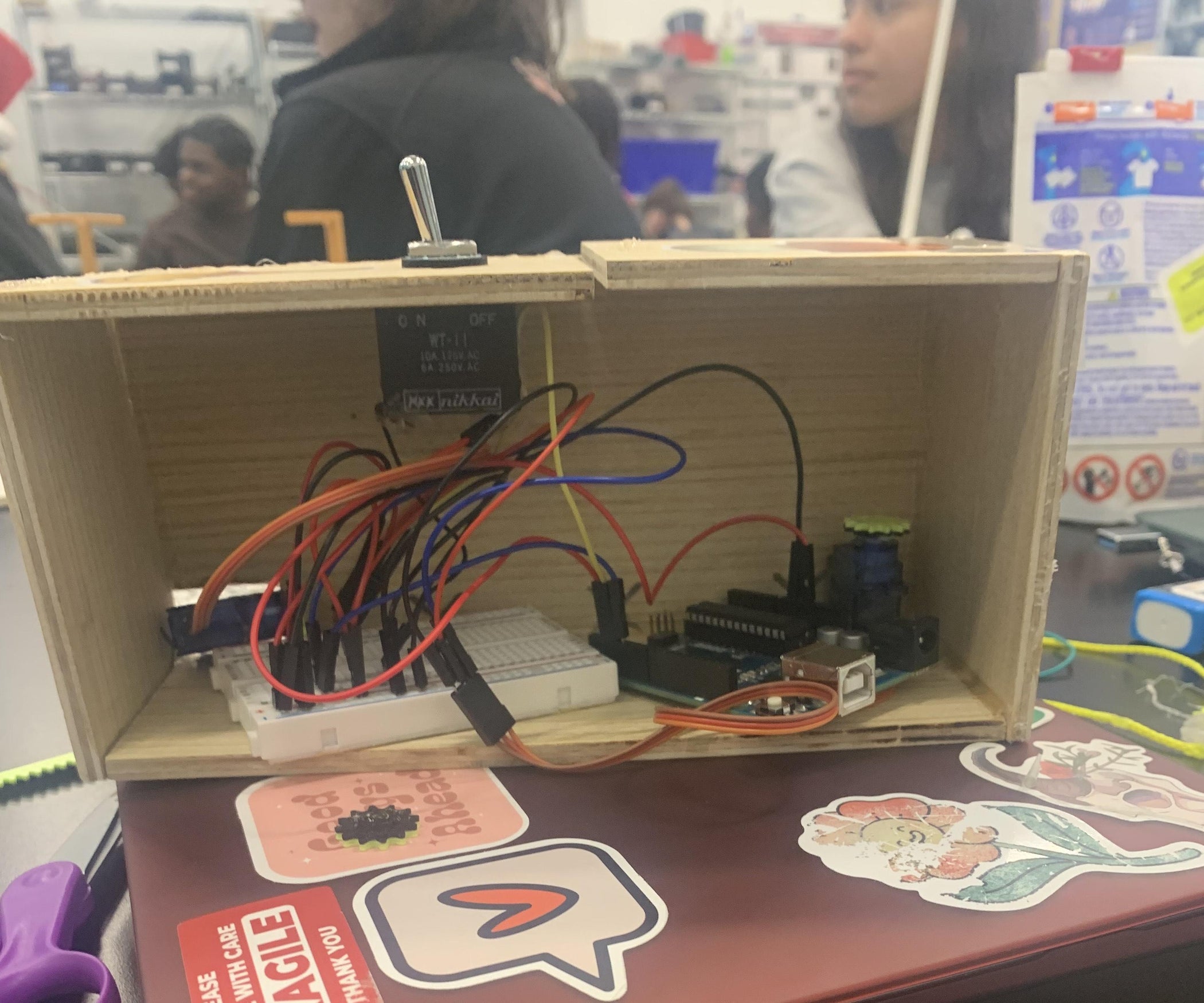 The Useless Machine : 7 Steps - Instructables