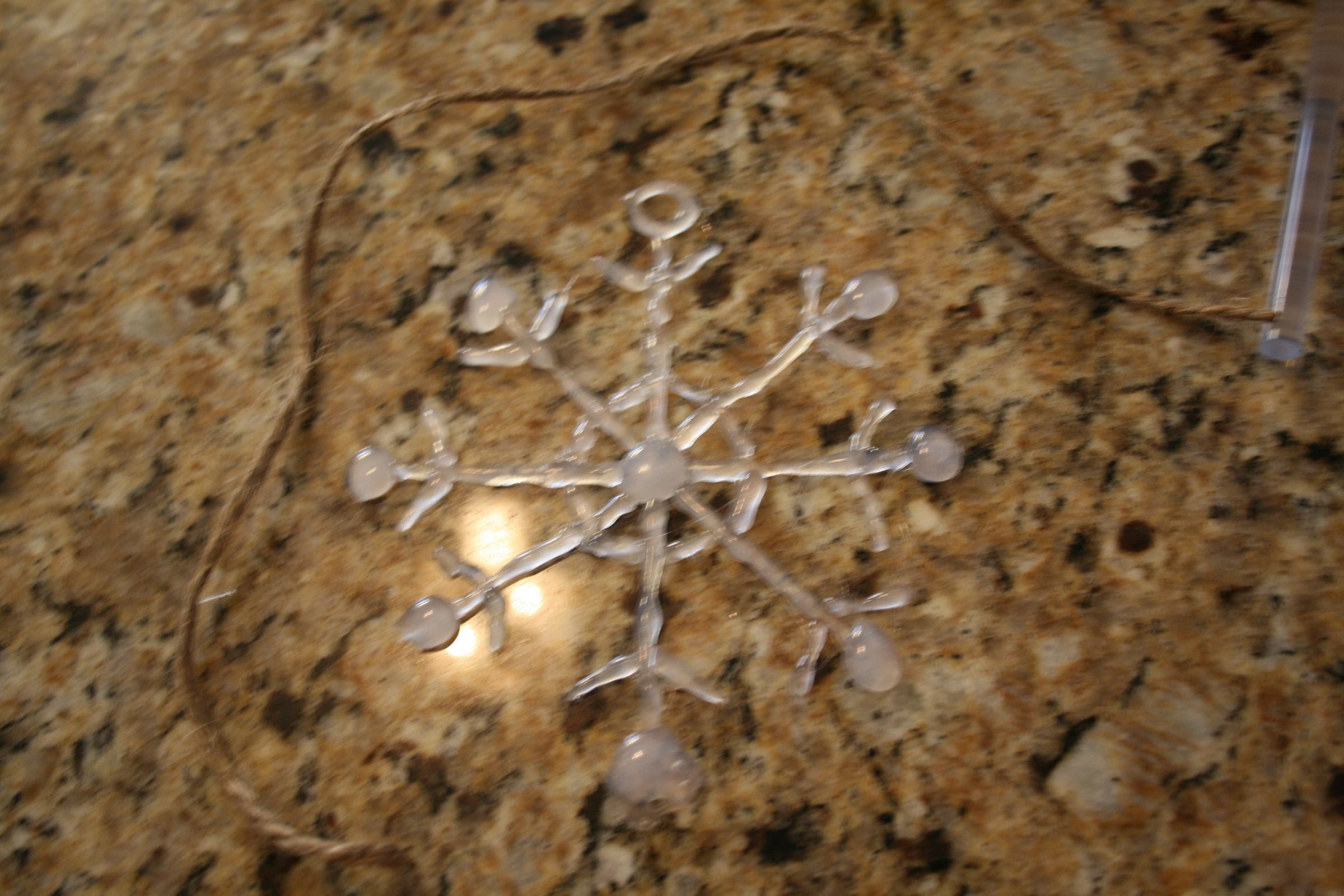 Hot Glue Snowflake Ornaments : 8 Steps (with Pictures) - Instructables