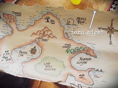 Make an Ancient-Looking Map of Neverland : 5 Steps (with Pictures ...