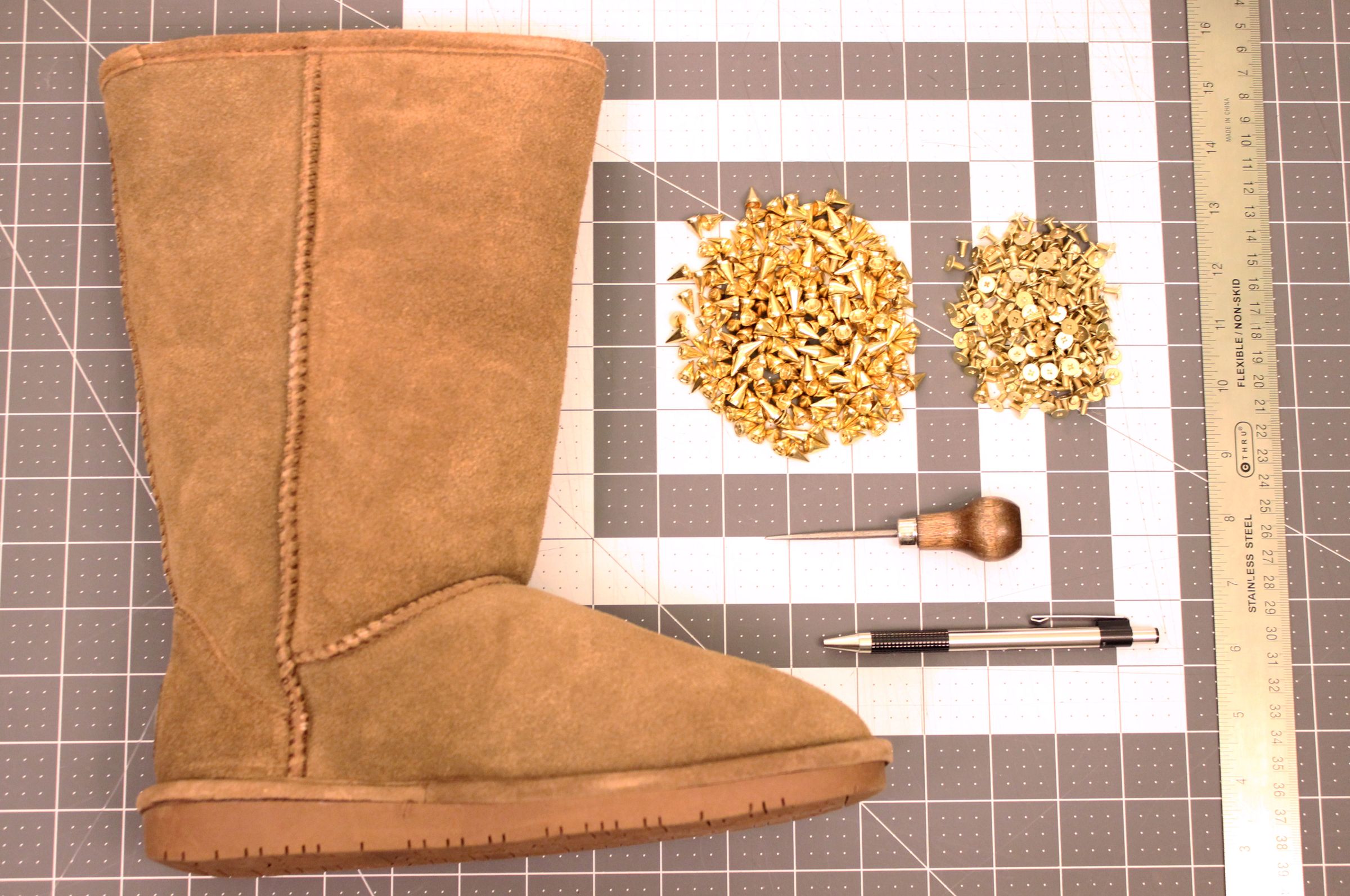 Customize Your Boots With Studs! : 4 Steps (with Pictures) - Instructables