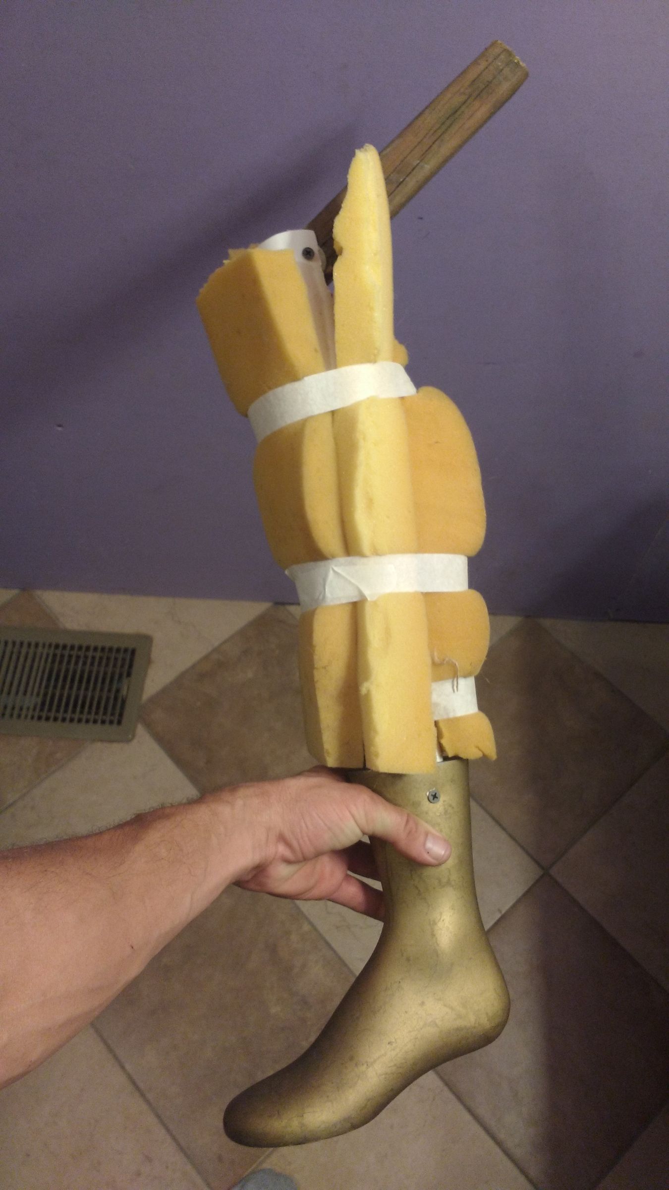 Severed Leg That Sprays Fake Blood -movie Prop : 6 Steps (with Pictures ...