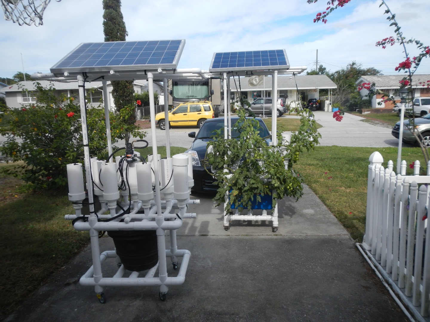 Build This Solar Powered Hydroponic Water Garden on Wheels - MUST READ ...
