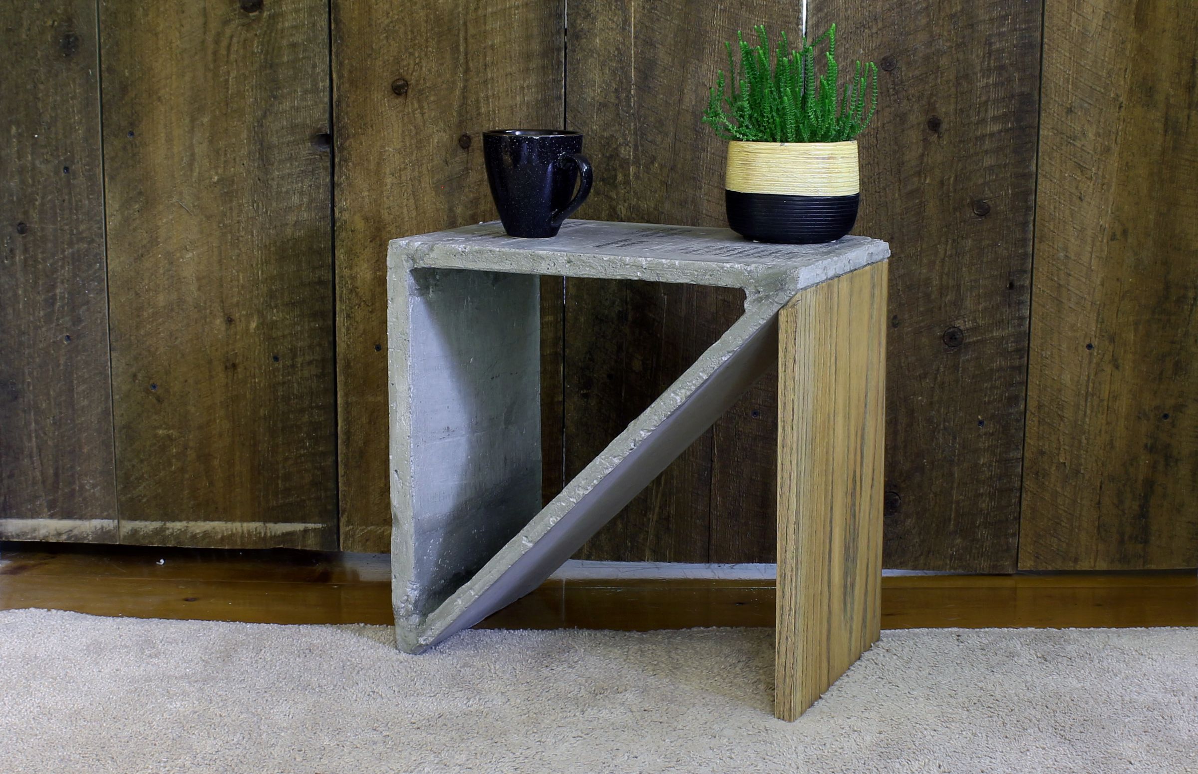 Hardcover-- Concrete End Table : 13 Steps (with Pictures) - Instructables