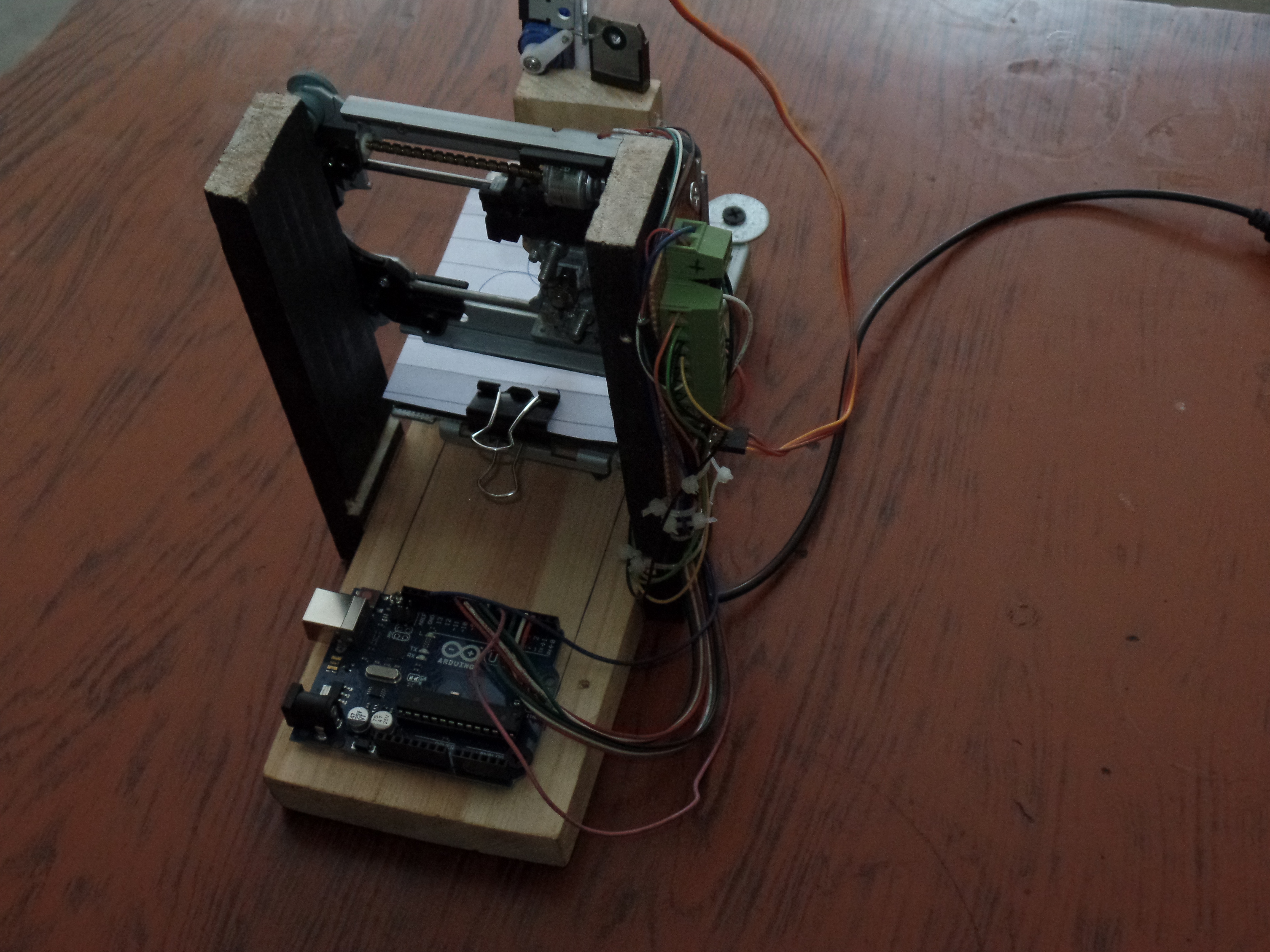 Arduino Mini CNC Plotter (With Proteus Project & PCB) : 3 Steps (with ...