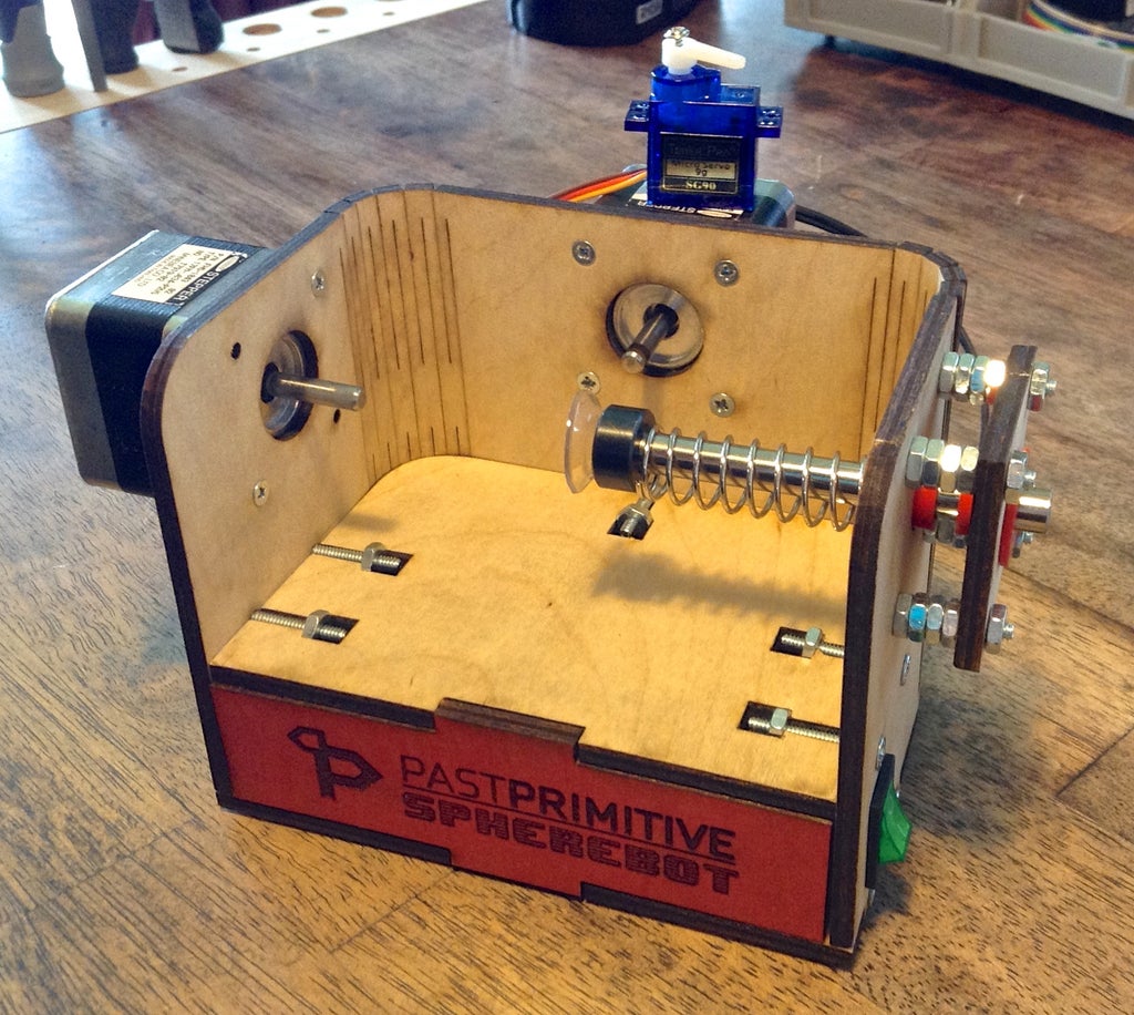 Laser Cut Sphere O Bot 7 Steps With Pictures Instructables