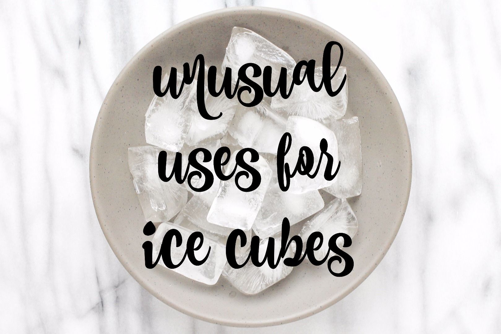 Unusual Uses for Ice Cubes : 10 Steps (with Pictures) - Instructables