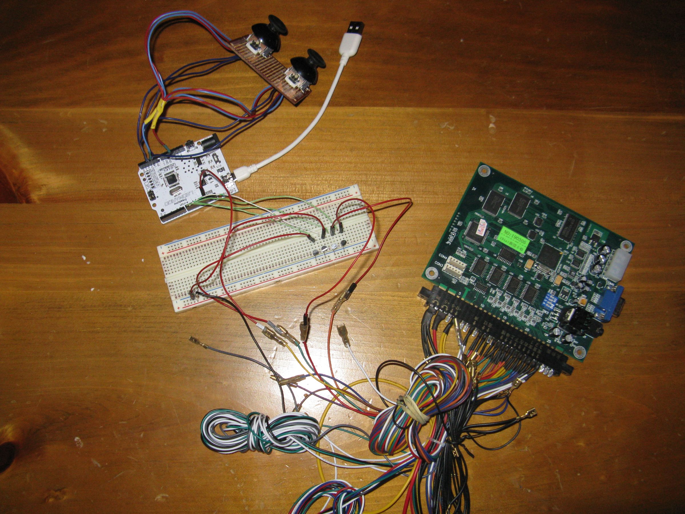 4 Way/8 Way Switchable Joysticks for Arcade or Mame Using Analog ...