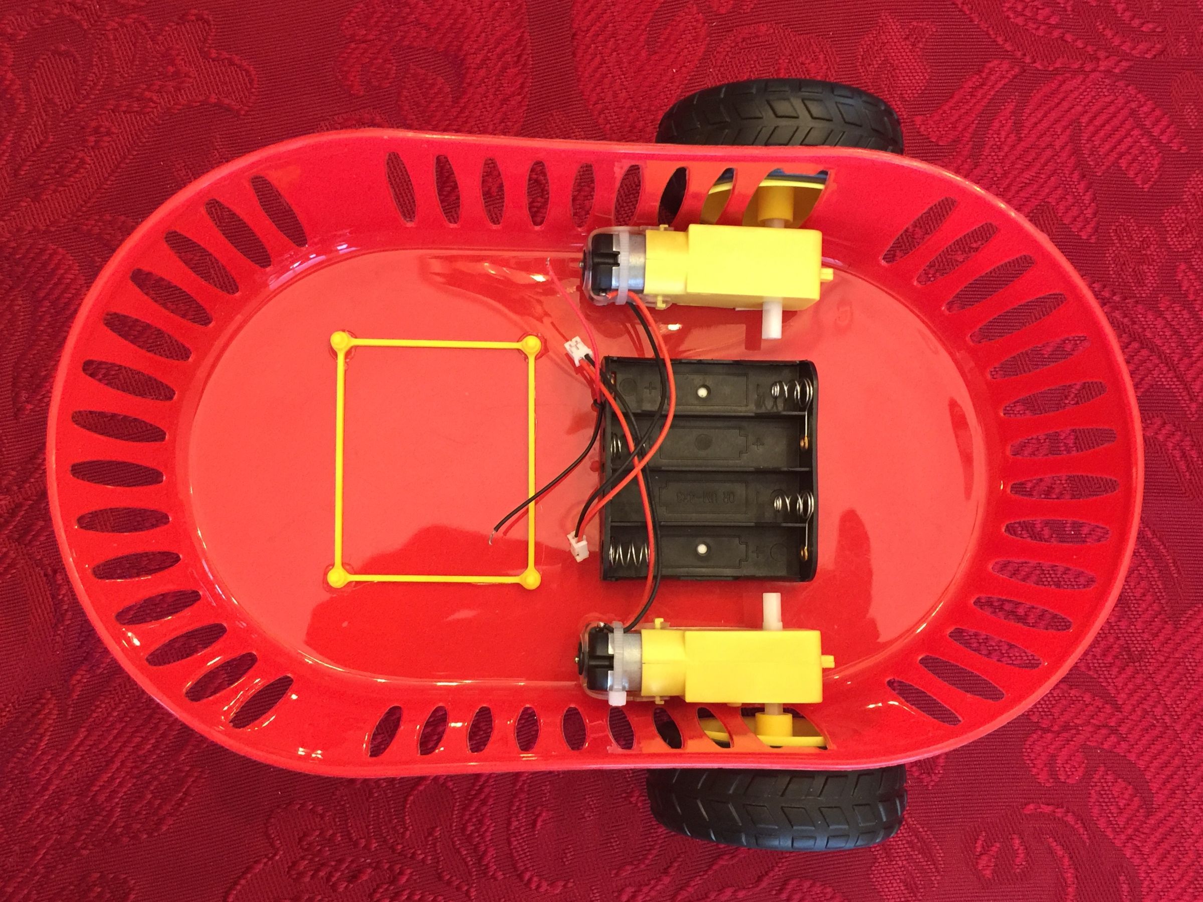 BasketBot - a Robot Car Made With a Plastic Basket : 12 Steps ...