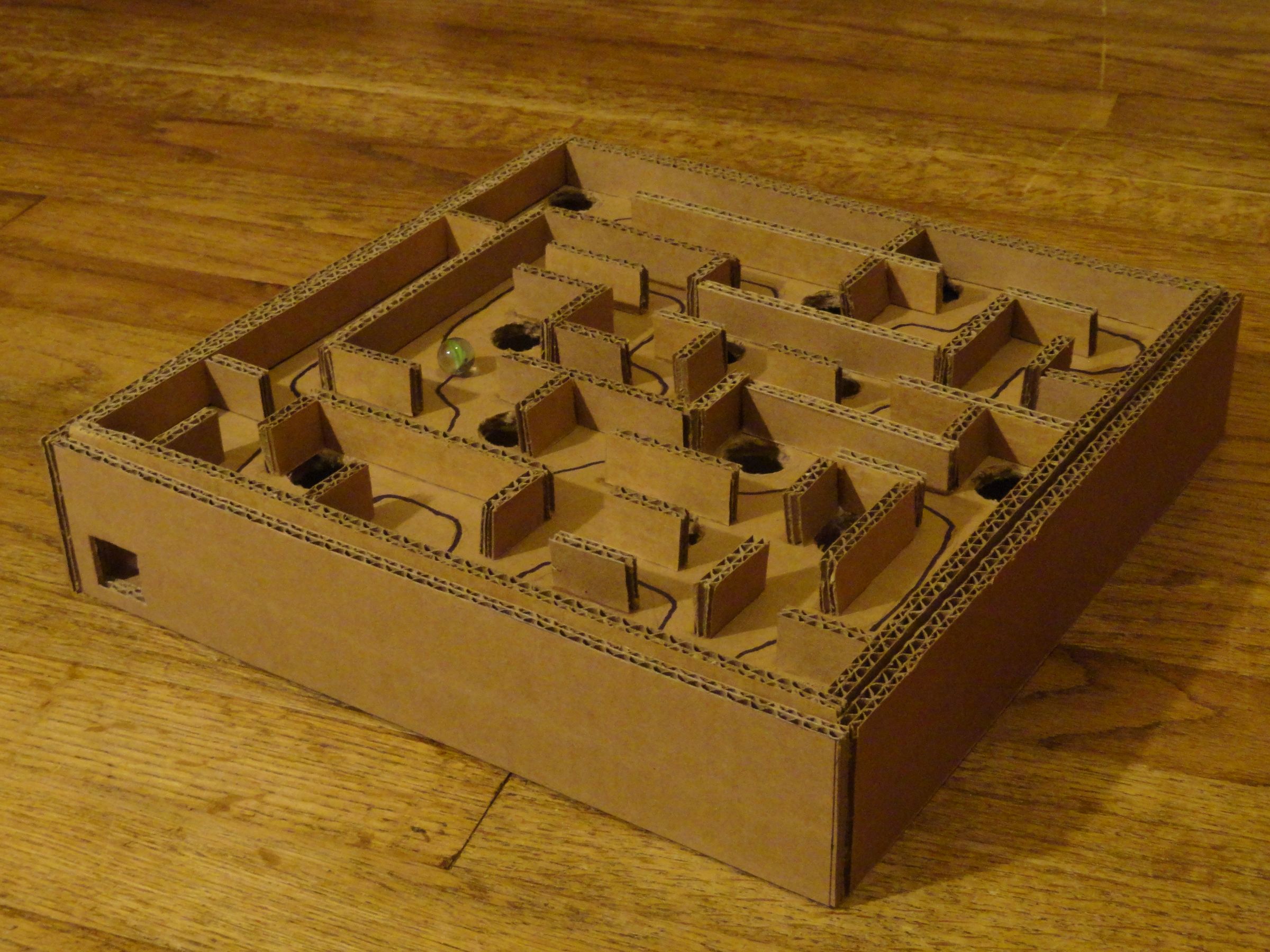 Cardboard Marble Labyrinth : 16 Steps (with Pictures) - Instructables