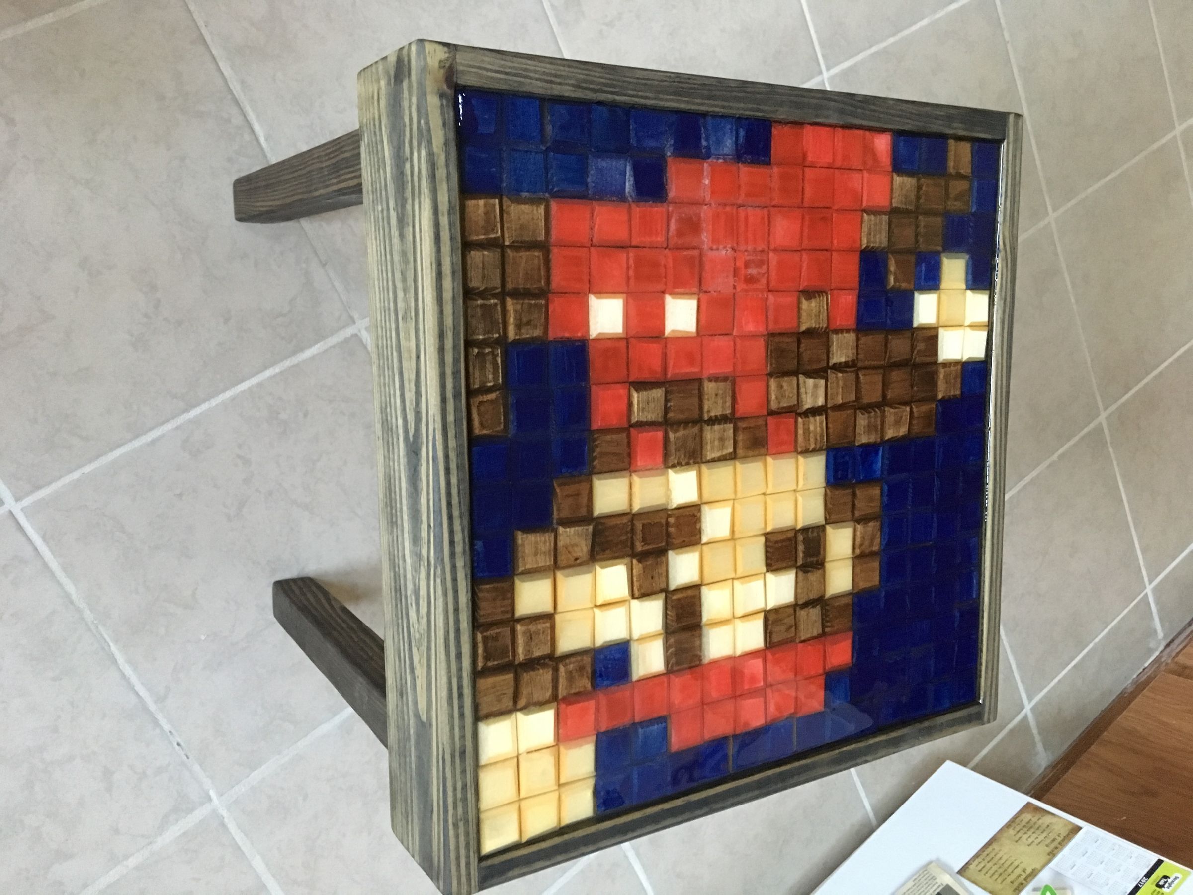 8bit Mario End Table : 8 Steps (with Pictures) - Instructables