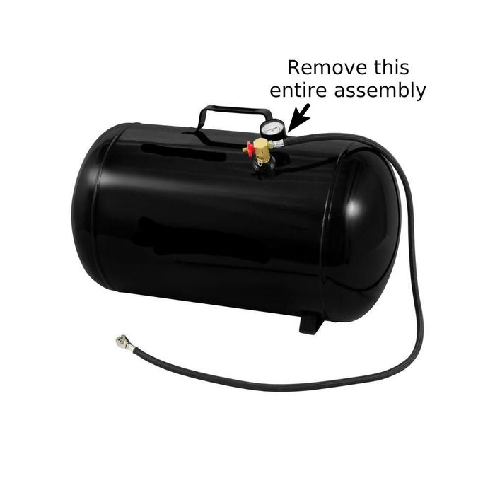 How to Add an Air Receiver Tank for More Compressor Capacity : 6 Steps ...