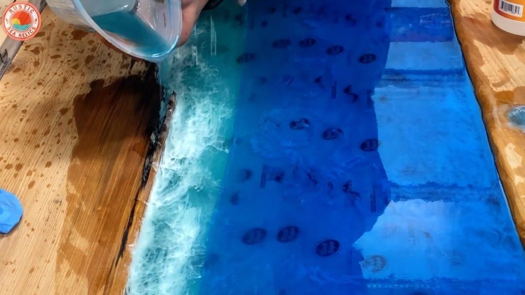 How to Make Epoxy Resin Ocean Art With Waves : 14 Steps (with Pictures ...