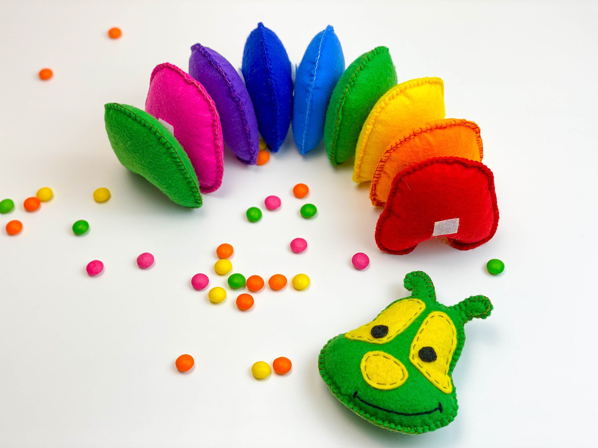 Caterpillar Toy - Colors Early Education : 6 Steps (with Pictures ...