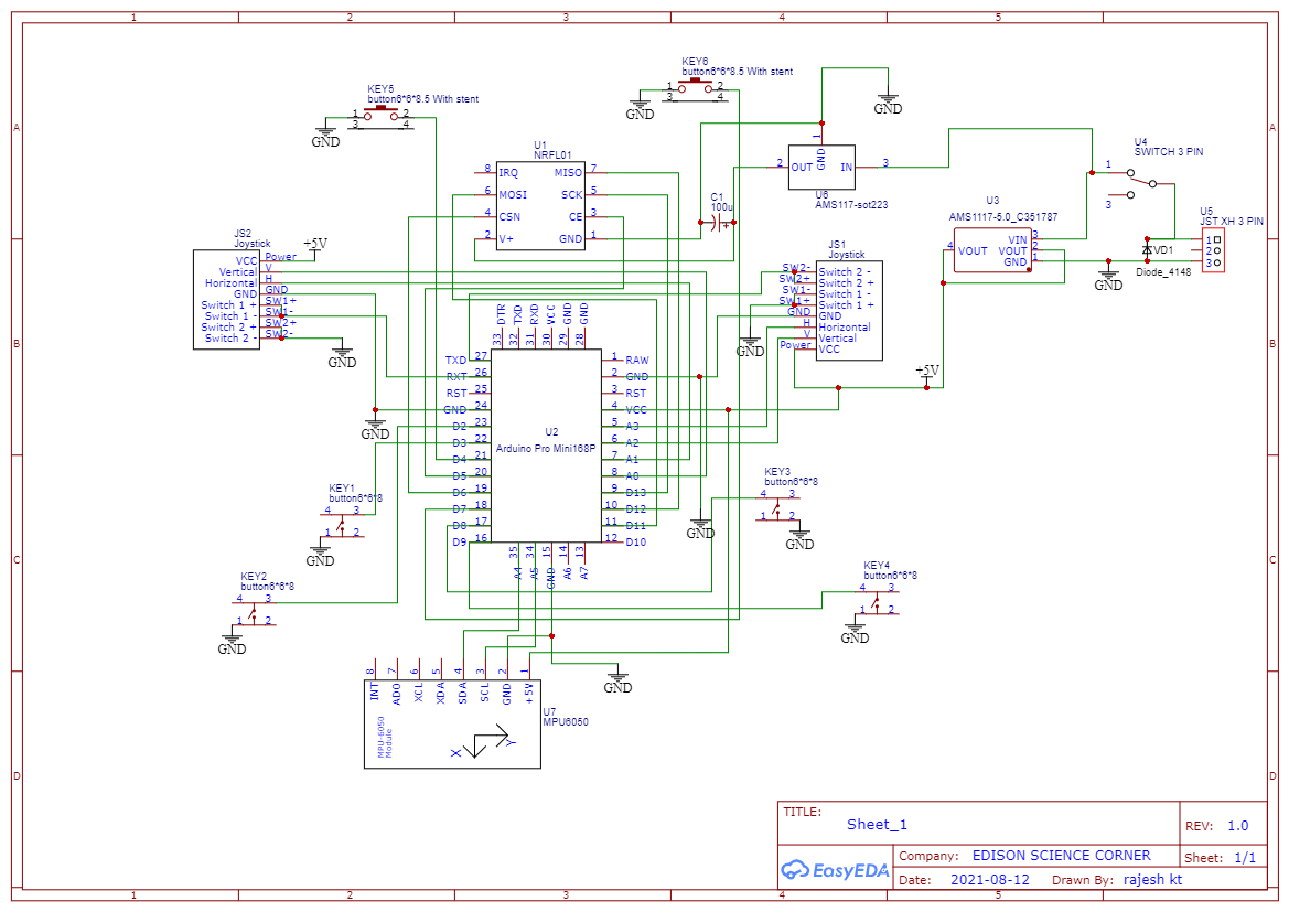 MULTIFUNCTIONAL RC TRANSMITTER USING ARDUINO : 6 Steps (with Pictures ...