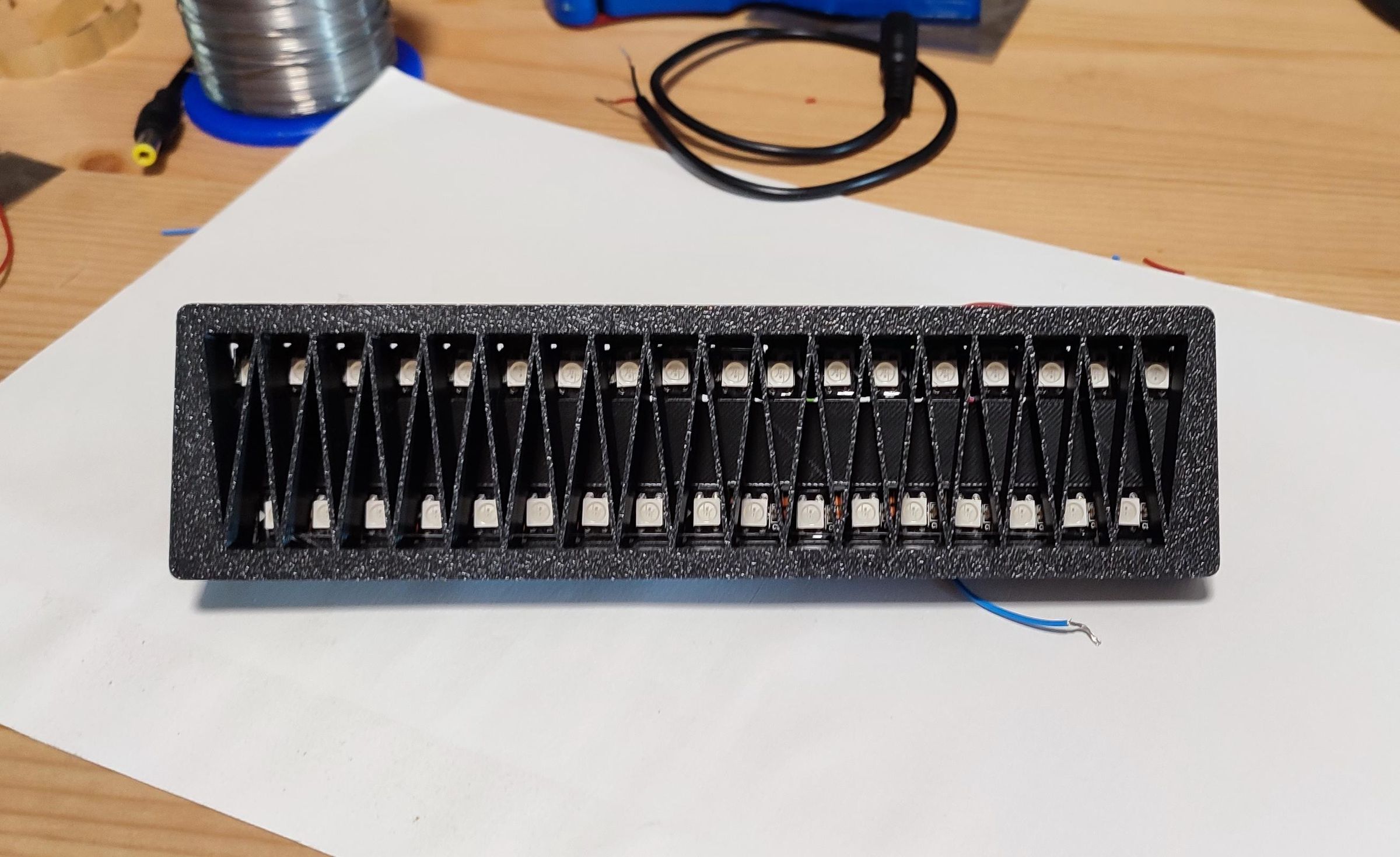 A Linear LED Clock for Your Desktop : 5 Steps (with Pictures ...