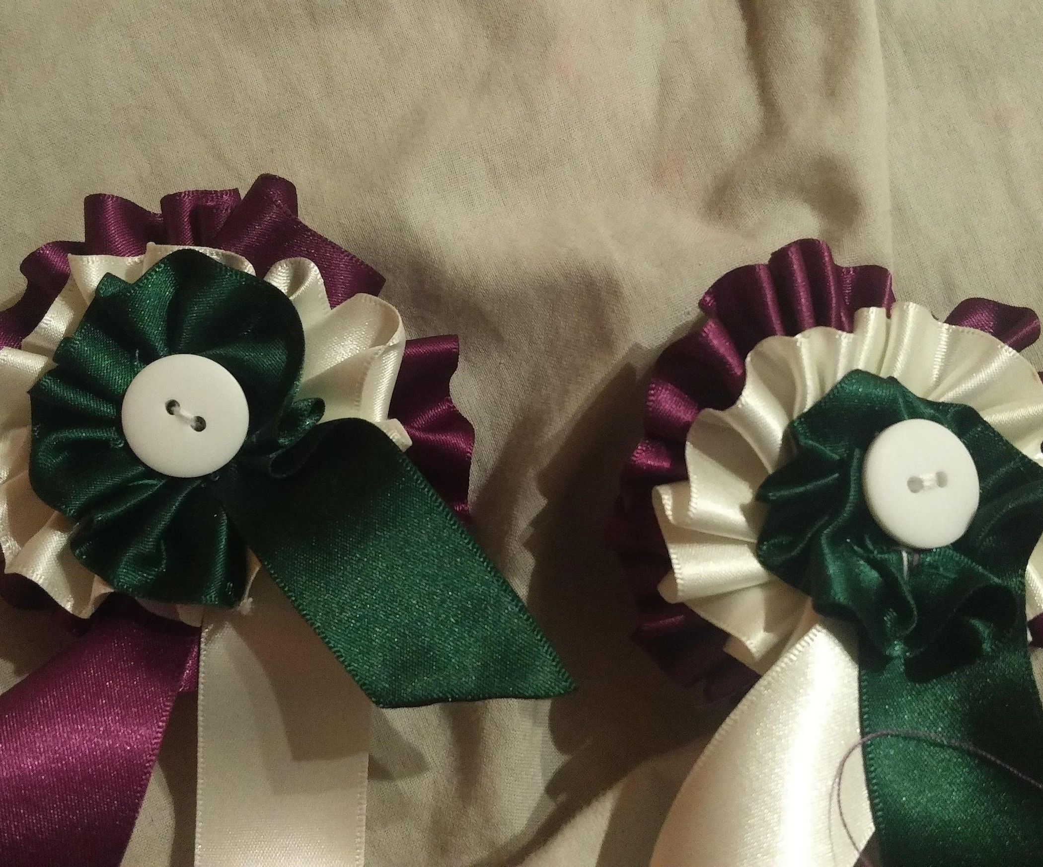 How to Make a Ribbon Brooche / a Women's Suffrage Brooche : 5 Steps ...