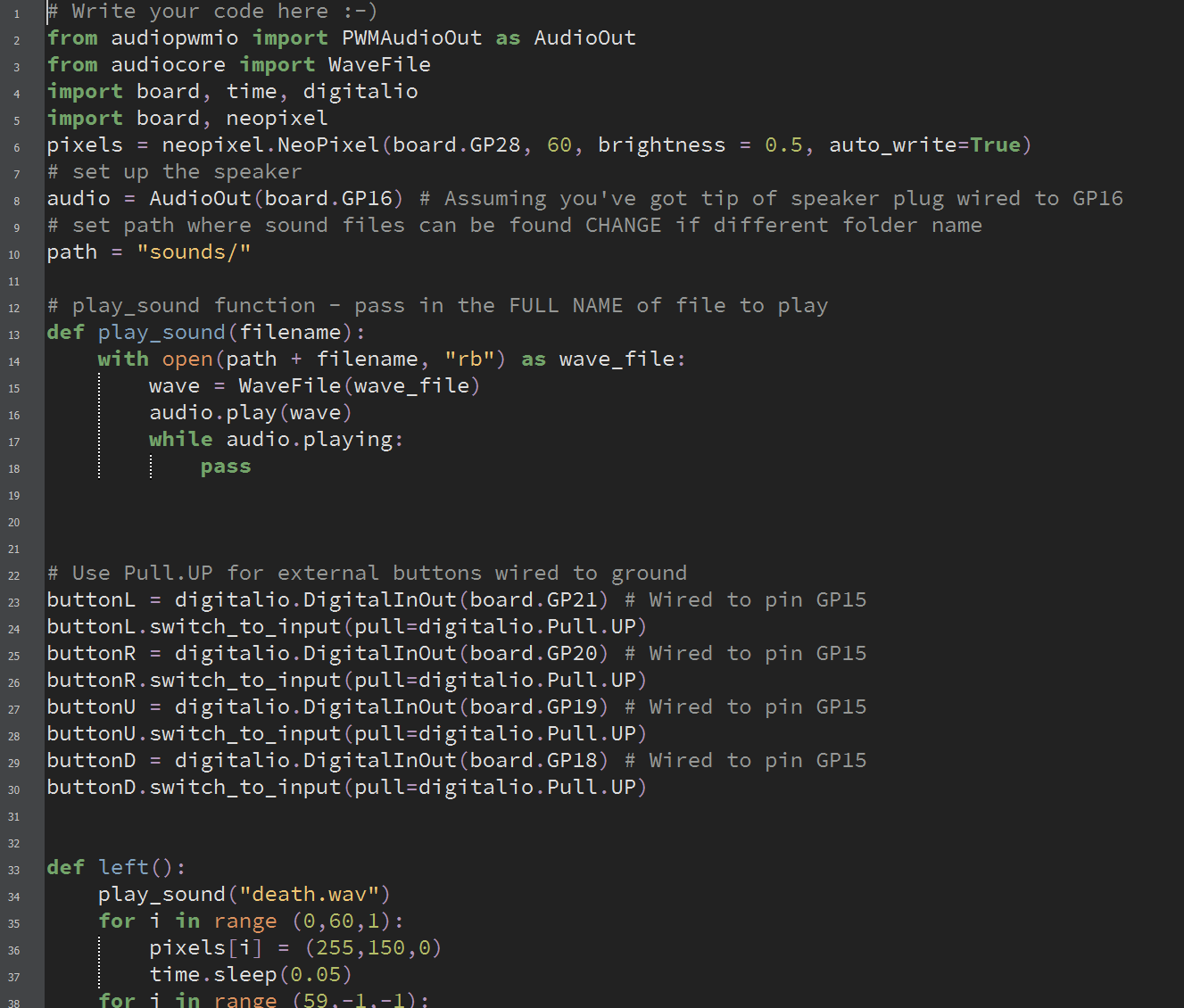 Pac-Man Inspired Arcade Game With CircuitPython Raspberry Pi Pico W : 7 ...