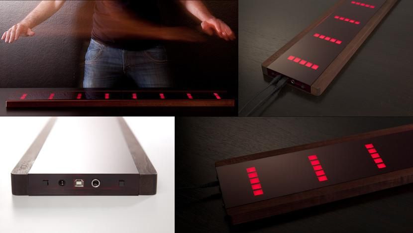 Aetherharp: Three Level, 24 Note, MIDI Air-harp. : 5 Steps (with ...