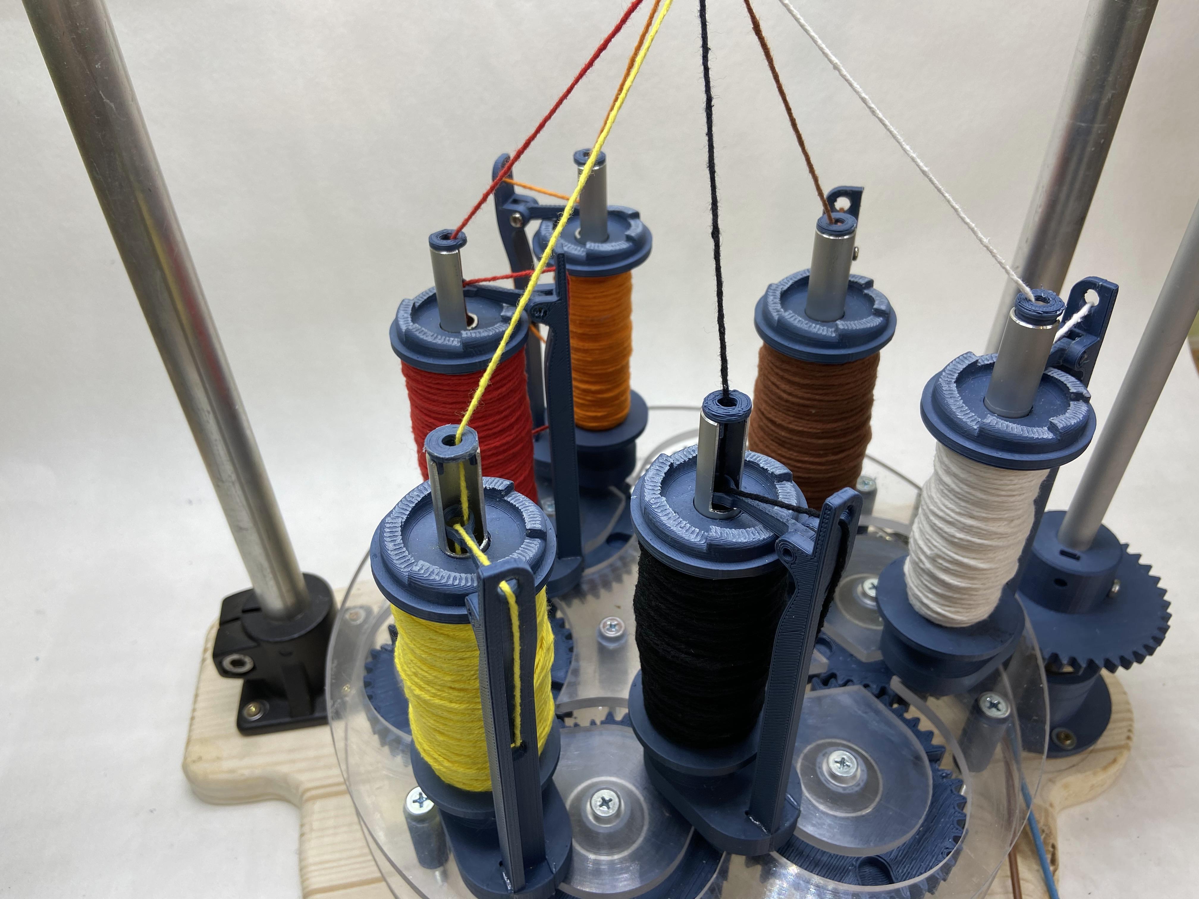 3D Printed Braiding Machine / How It Works, Construction, Technical ...