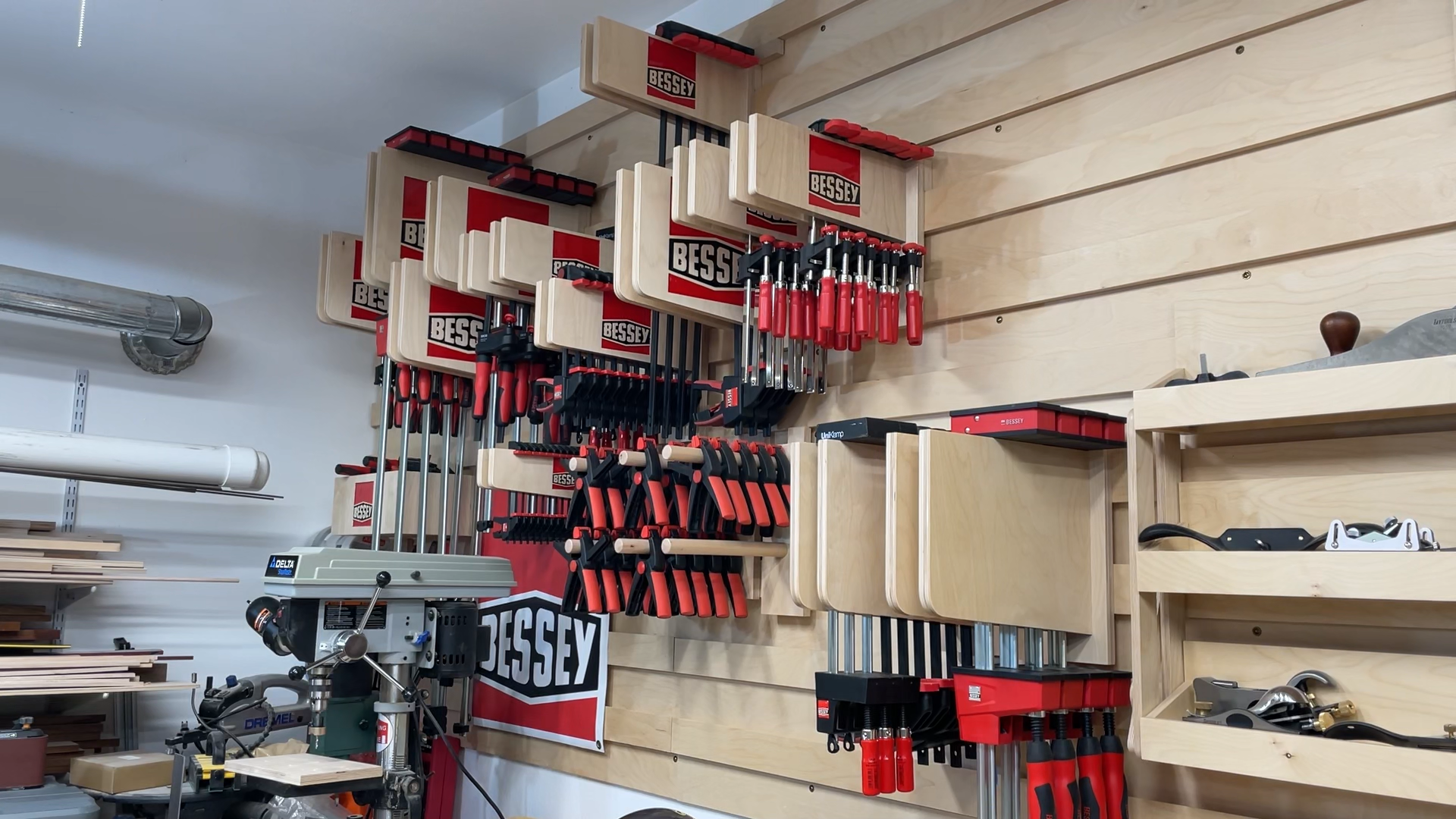 Clamp Racks From Scrap Plywood : 8 Steps (with Pictures) - Instructables