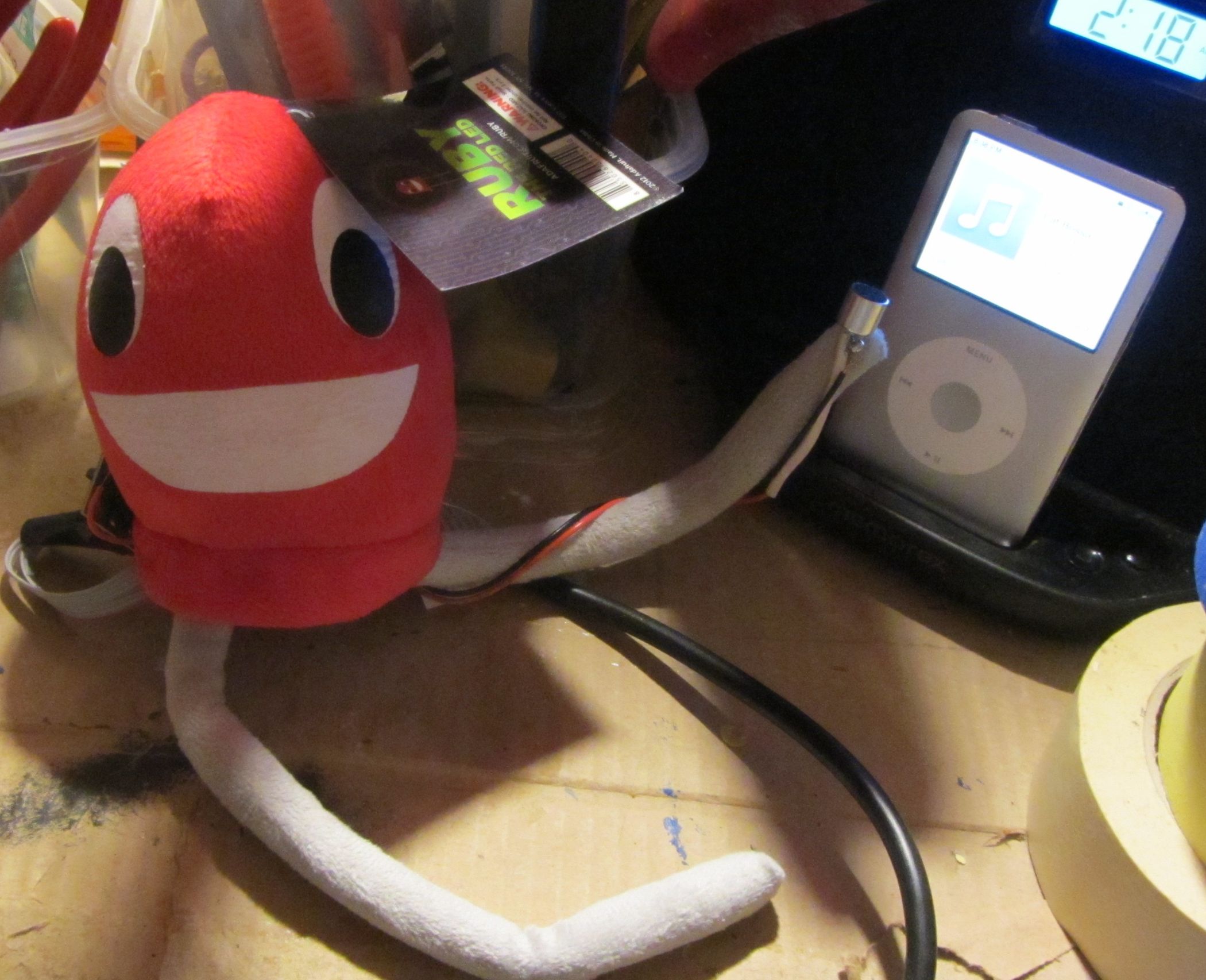 Ruby the Red LED Plushie Mod : 4 Steps (with Pictures) - Instructables