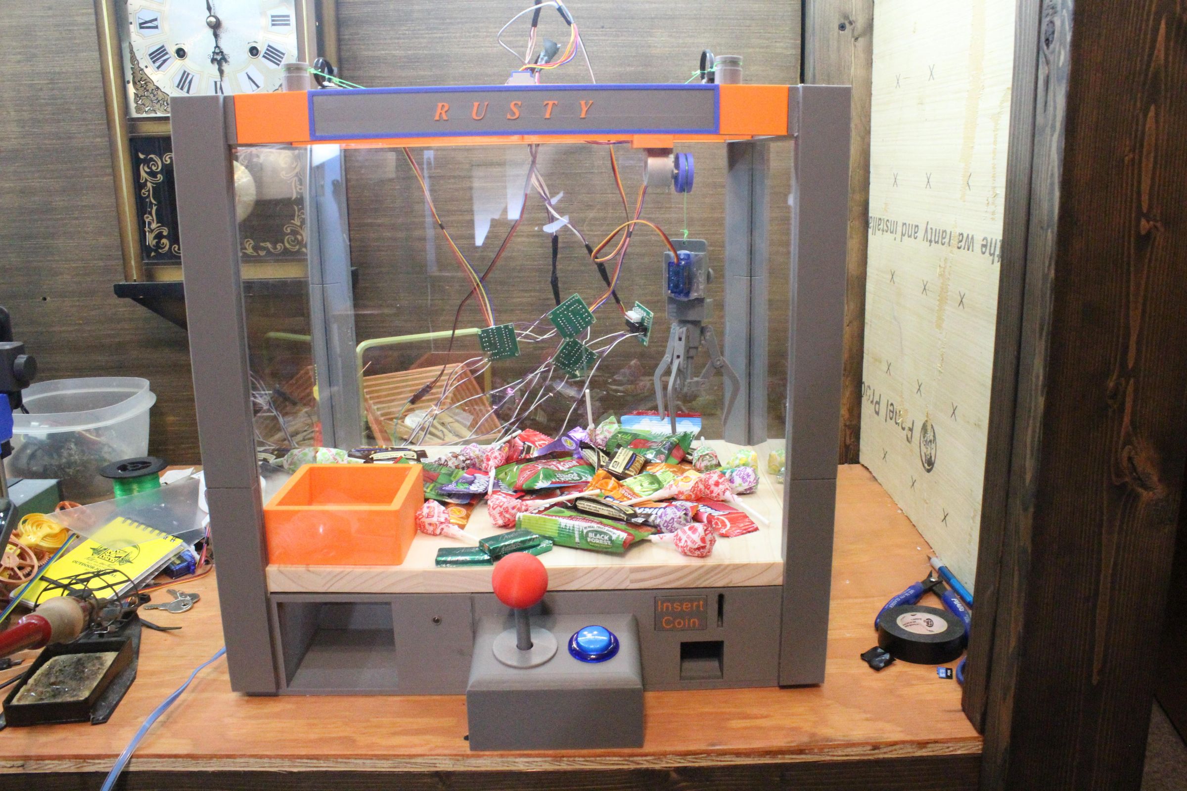 3D Printed Claw Machine : 7 Steps - Instructables