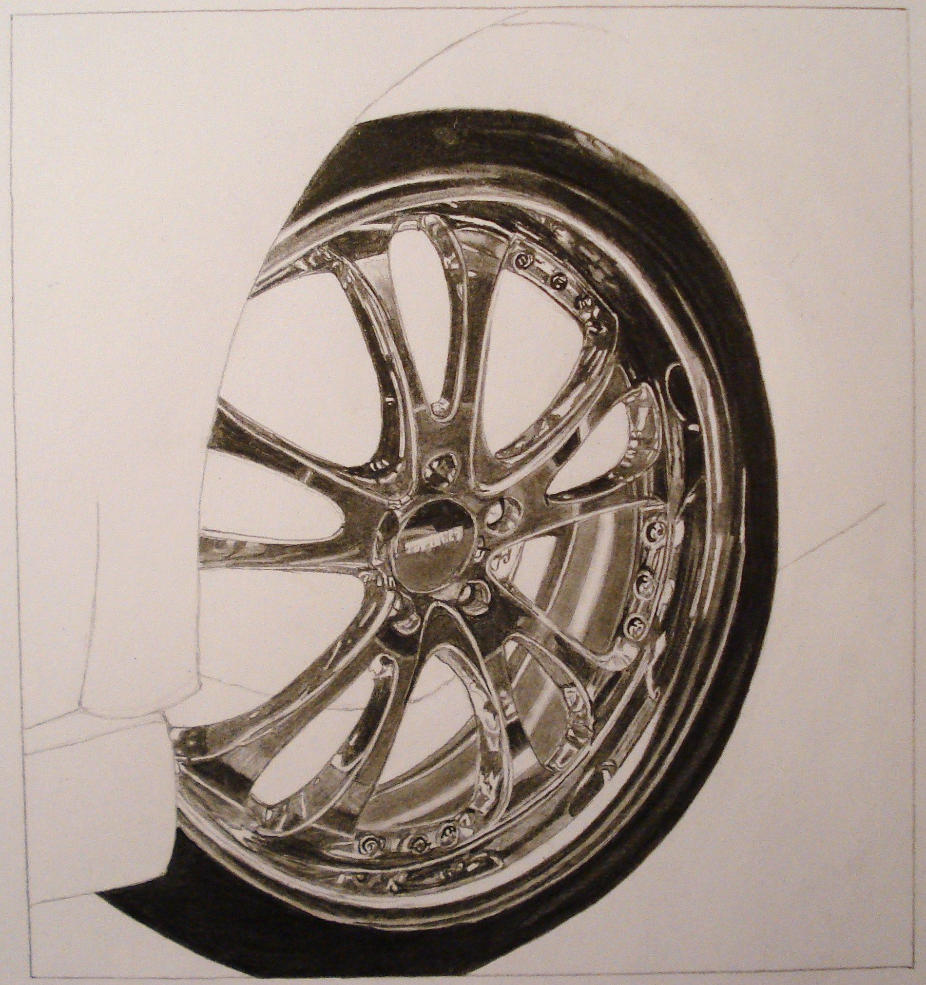 Chrome Rim Drawing Tutorial : 13 Steps (with Pictures) - Instructables