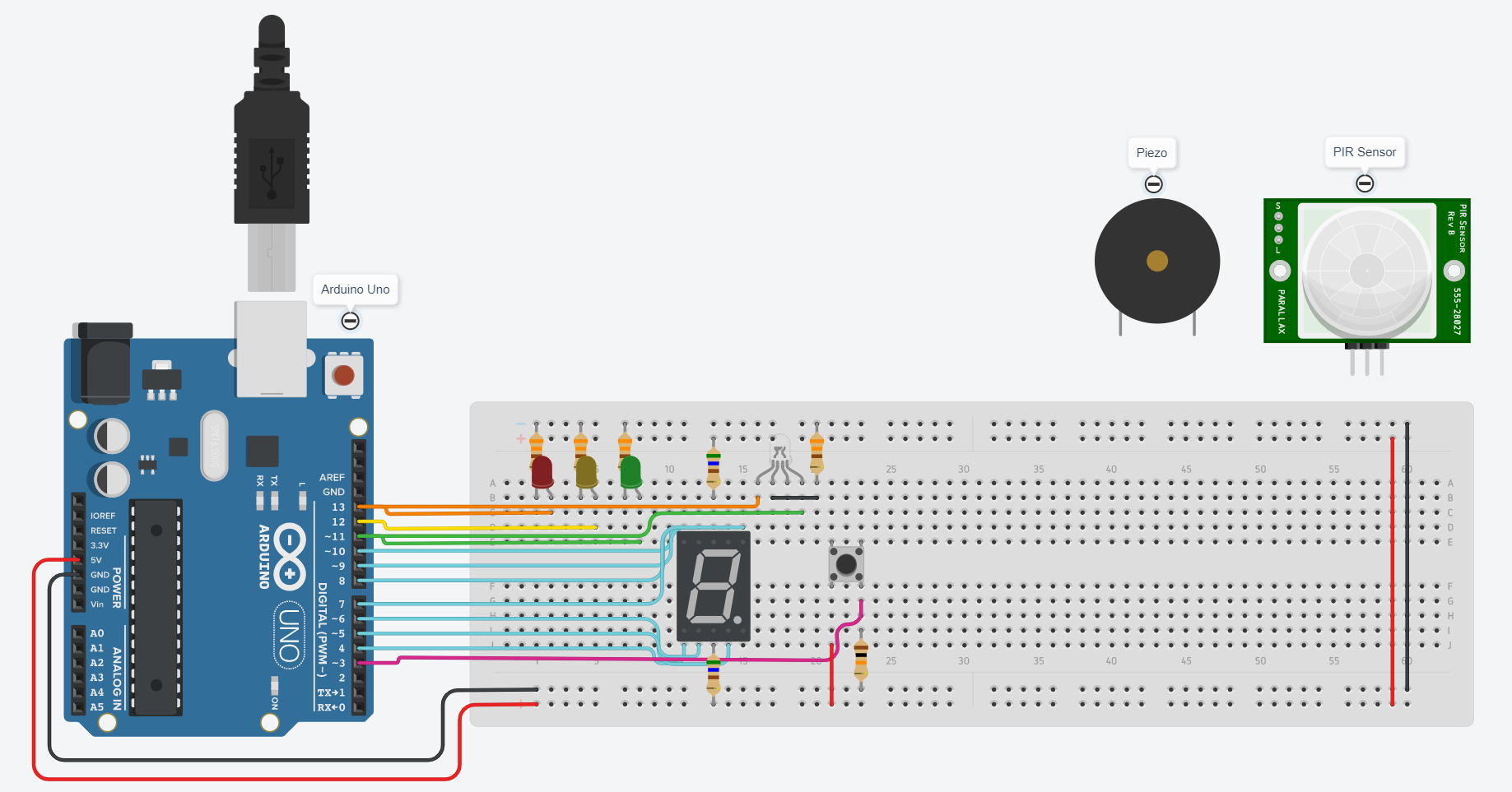 Traffic Light Intersection : 7 Steps - Instructables