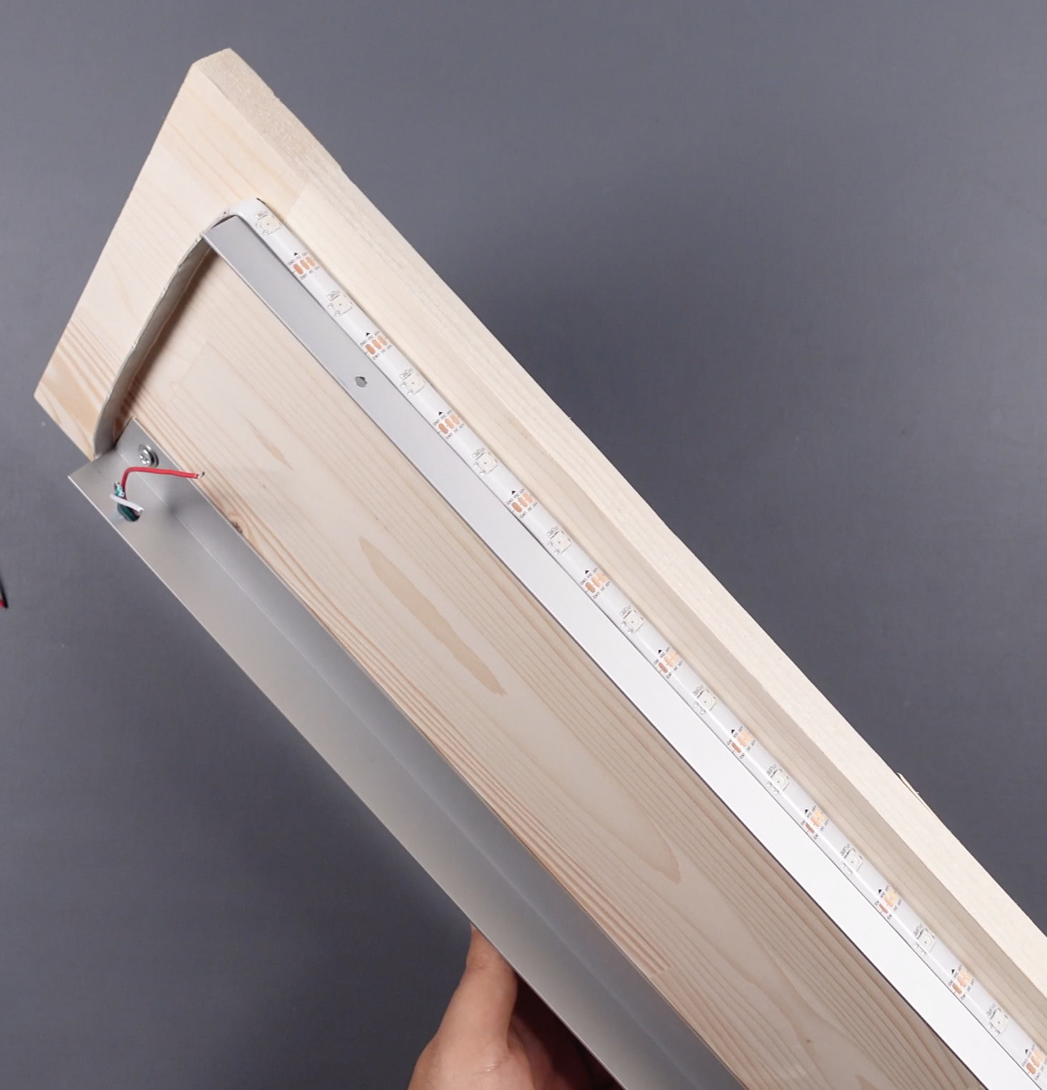 DIY Simple Wooden Ambient Light (ESP8266, WLED, WS2812B) : 9 Steps ...