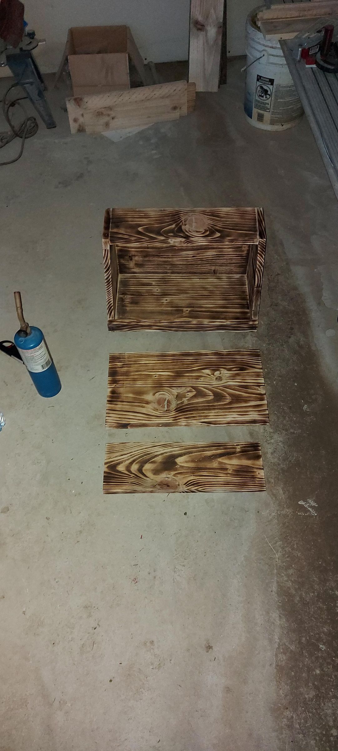 Wood Burned Bread Box/ Storage Box From Reclaimed Pallet Wood : 24 ...