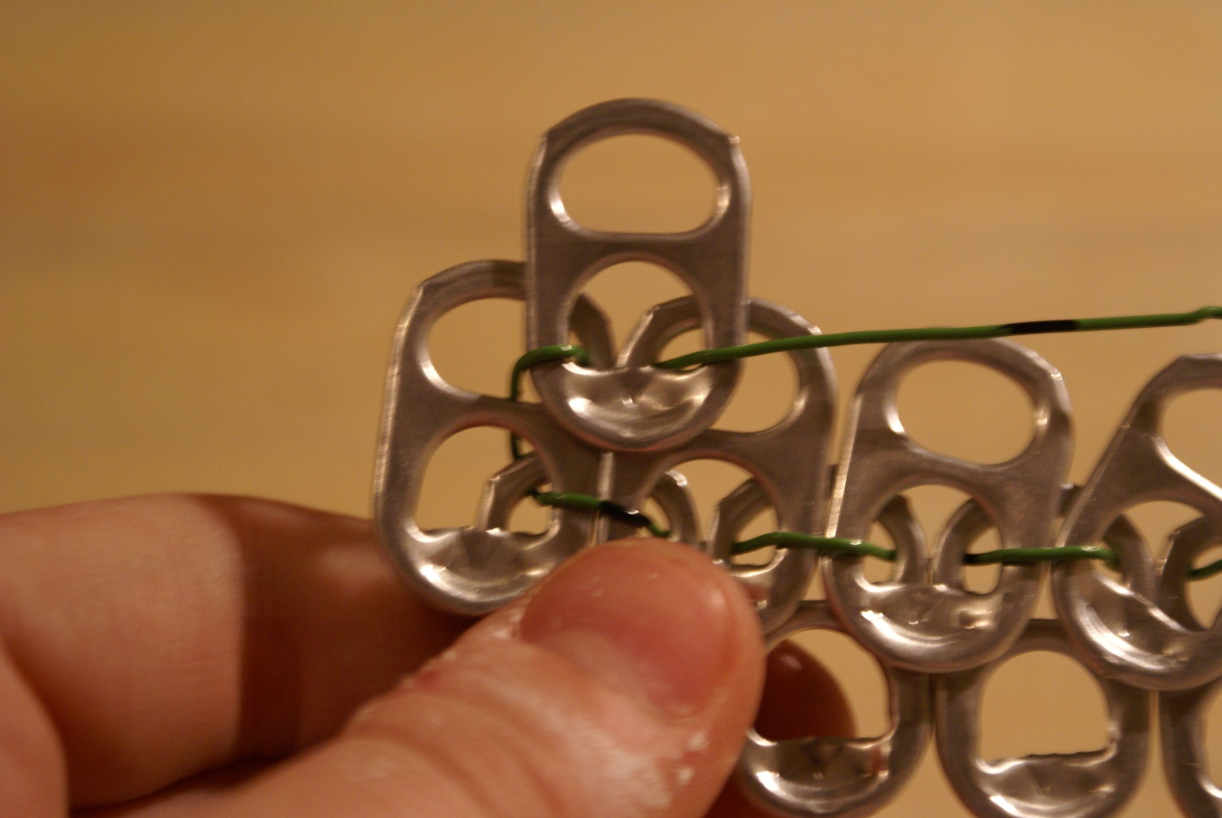 Wired Pop/Pull/Soda Tab ChainMaille : 14 Steps (with Pictures ...