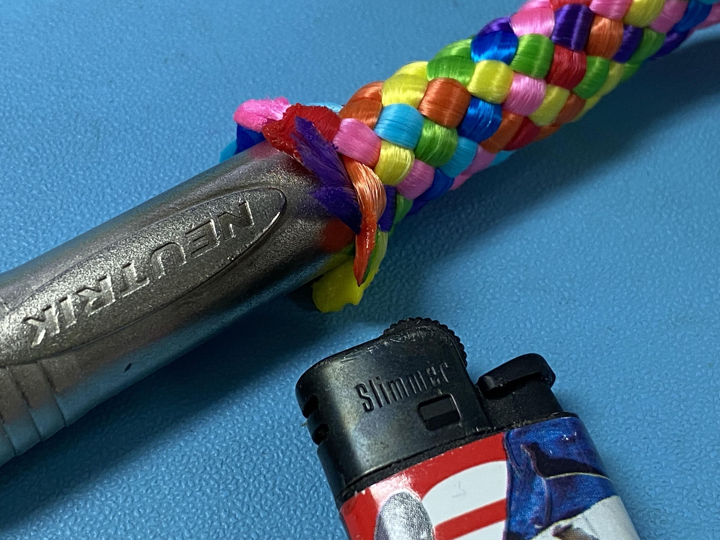 Rainbow Paracord Guitar Cable : 8 Steps (with Pictures) - Instructables
