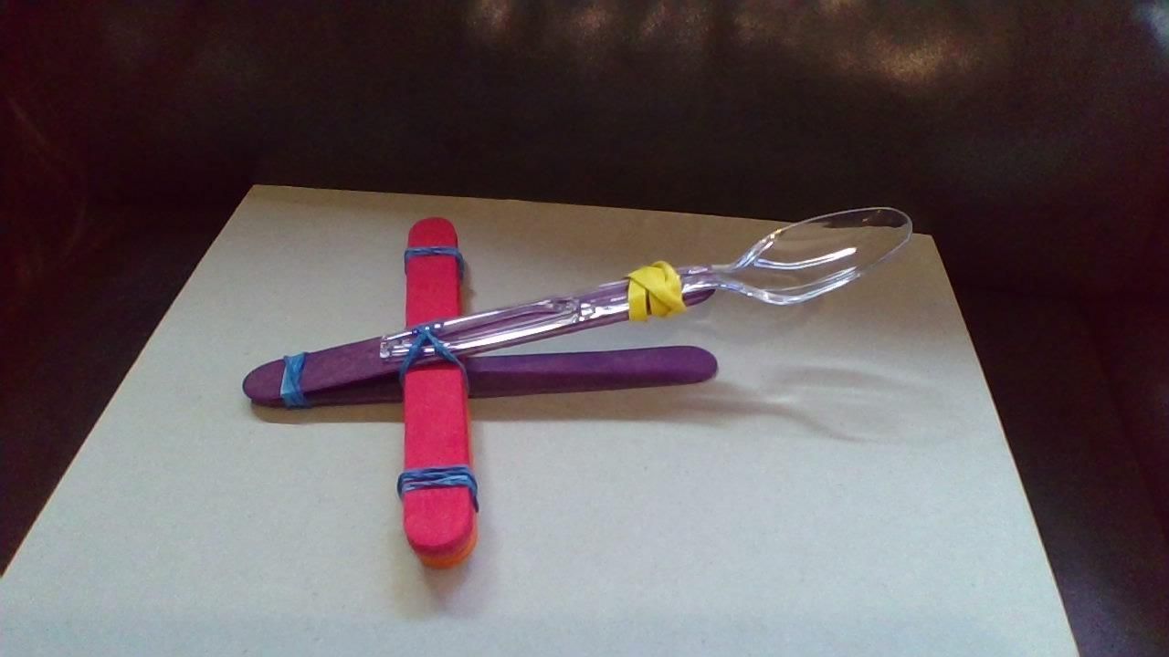 Craft Stick Catapult (kinetic Energy Experiment) : 4 Steps - Instructables