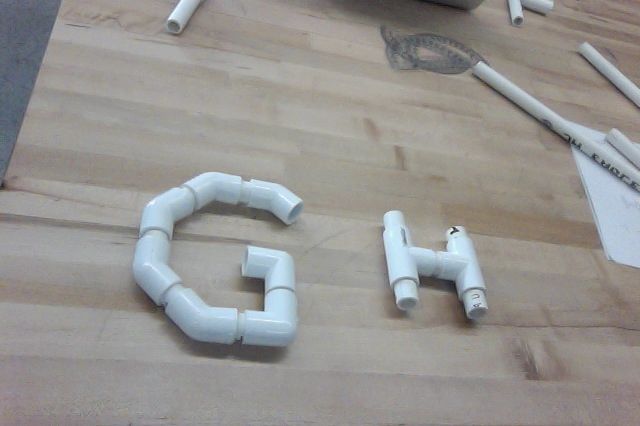 PVC Pipe Letters G and H : 9 Steps - Instructables