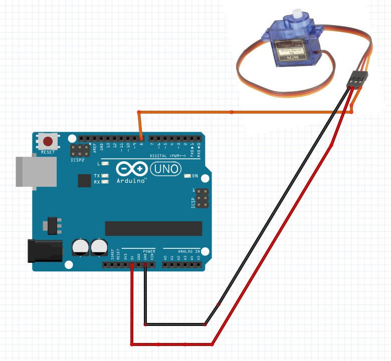 Diy How To Control Servo Motor Angle Using Visuino Sequence Component 10 Steps