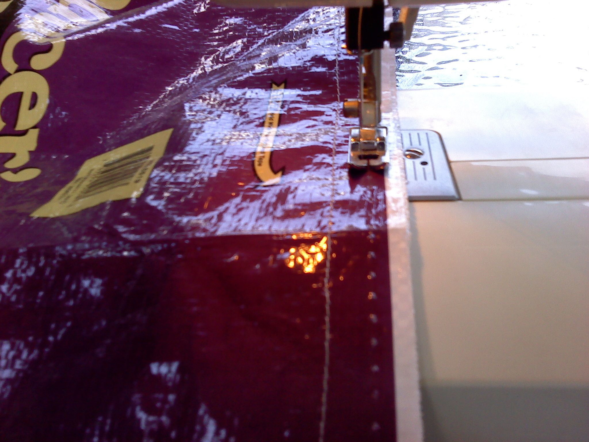 DIY Tarp Cover Made From Feed Sacks : 4 Steps (with Pictures ...