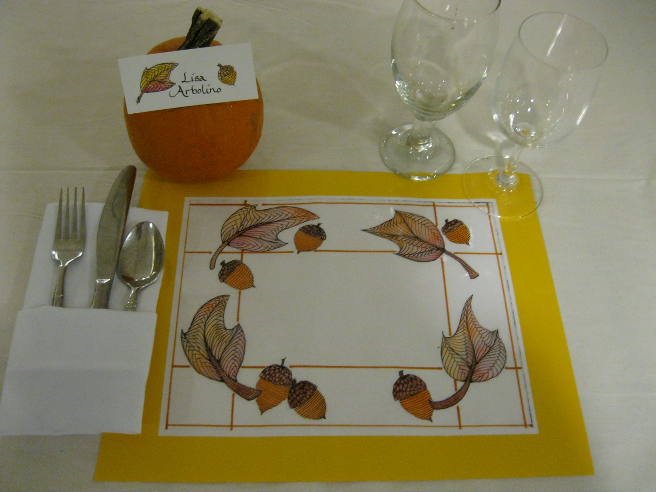 Thanksgiving Feast Placemat : 8 Steps (with Pictures) - Instructables