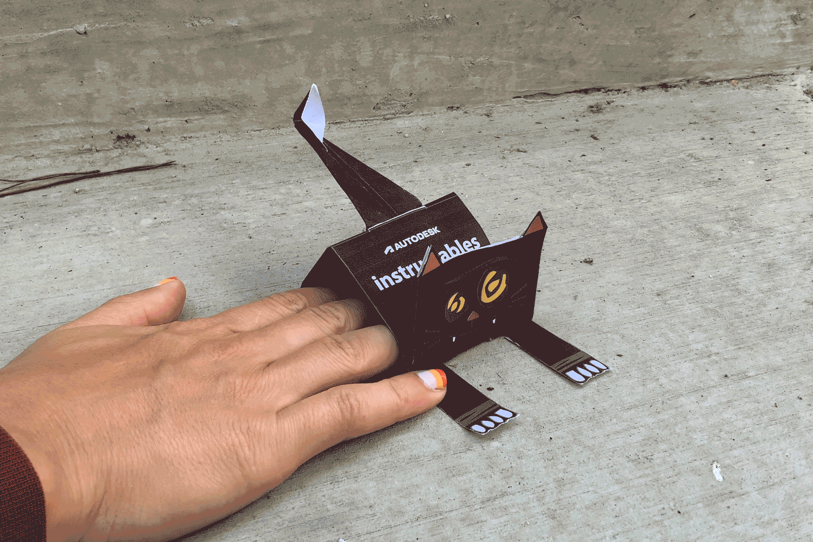 Free Halloween Black Cat-A-Pult Papercraft : 8 Steps (with Pictures ...